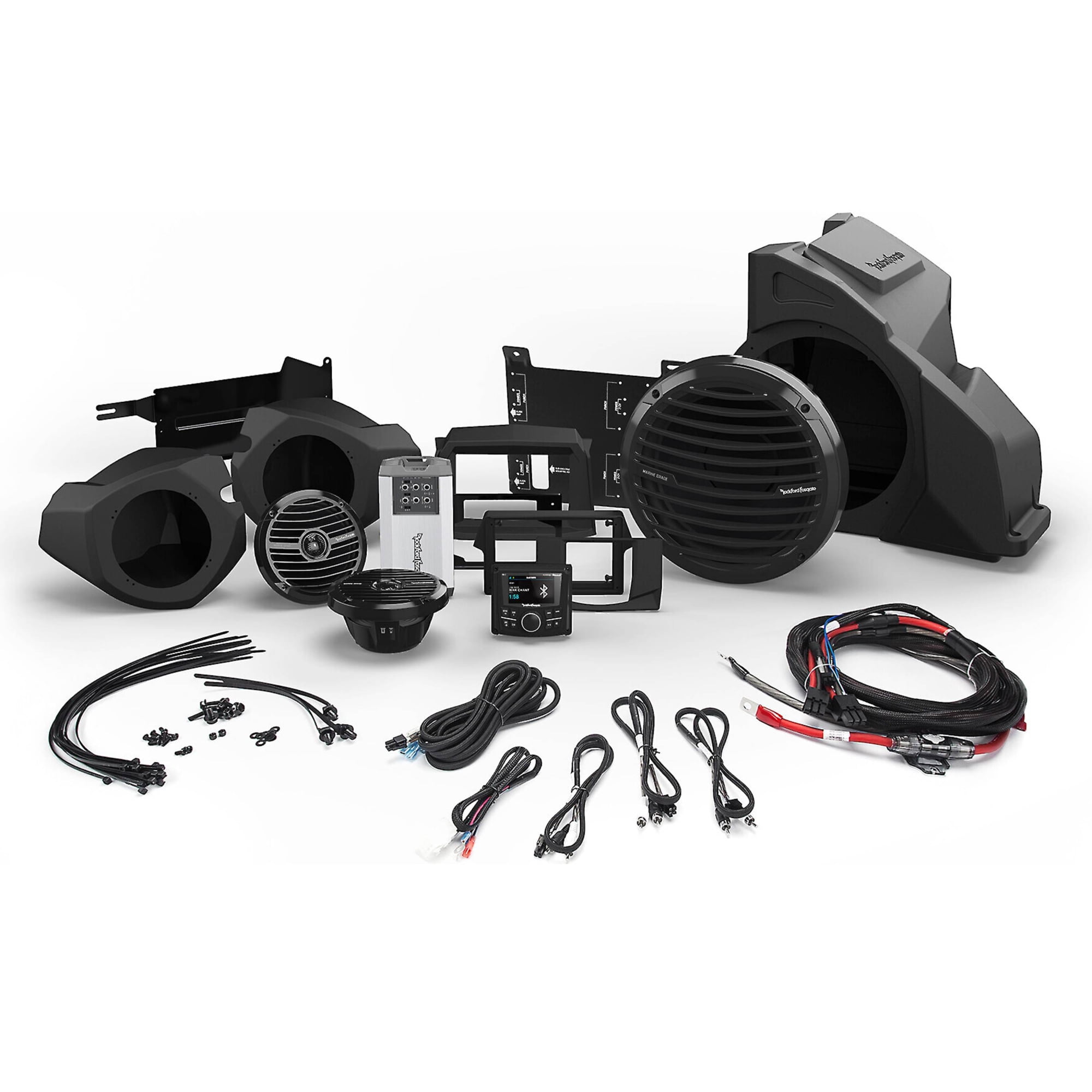 Rockford Fosgate New 400 Watt Stage-3 Audio System RZR14-STAGE3 ...