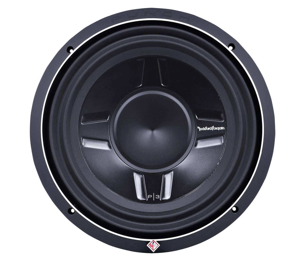 "Rockford Fosgate 12"" 4-Ohm DVC Shallow Subwoofer P3SD4-12 Punch P3S ...