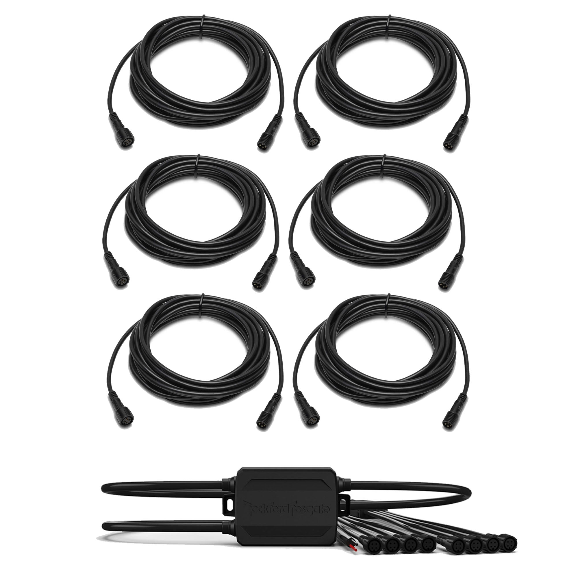 Rockford Fosgate PMX-RGB Color Optix Controller and 6 RGB-16 16 ...