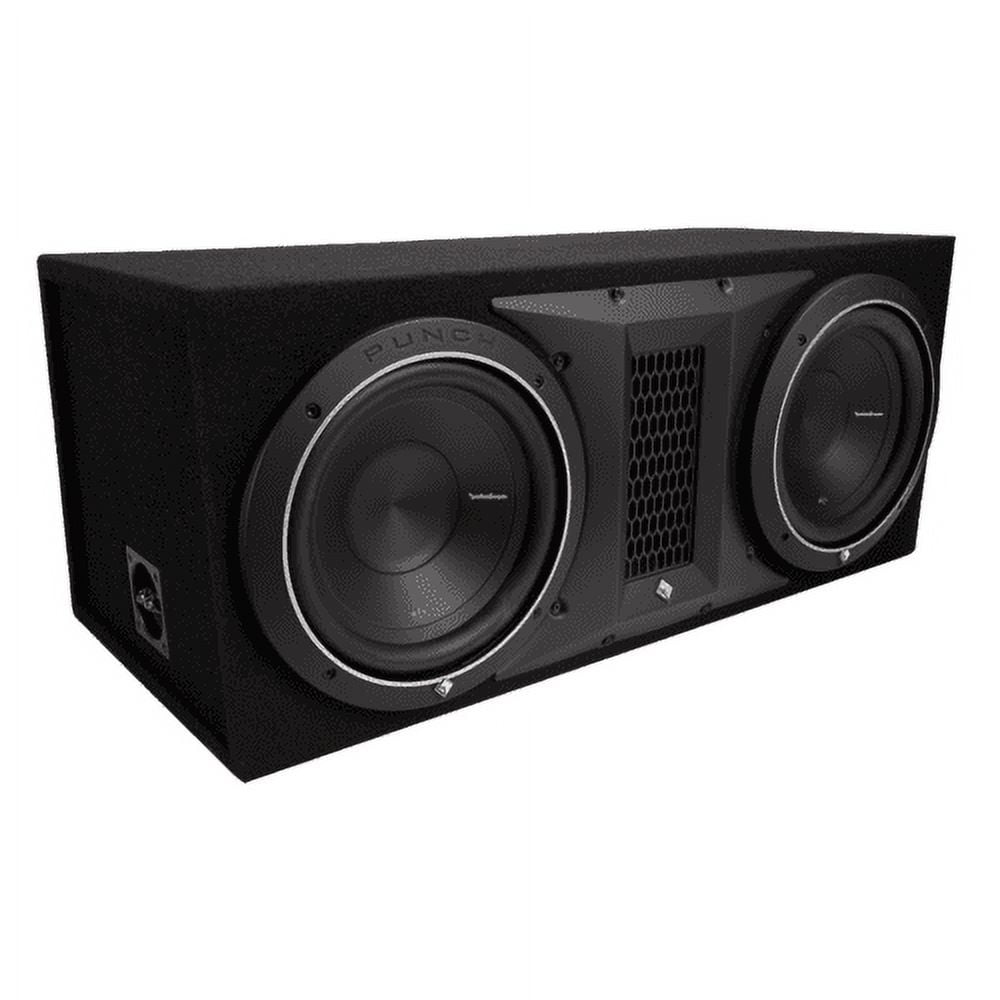 Rockford Fosgate Punch 1000W 2 Ohm Subwoofers P1-2X10, Enclosed Loaded ...