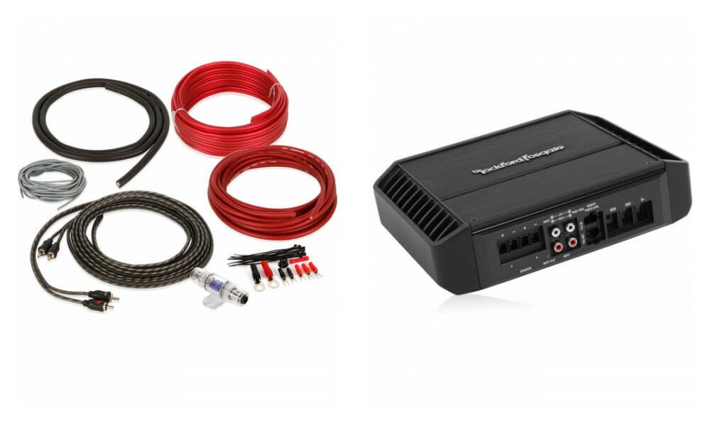 Rockford Fosgate Punch P300X1 + Free Belva BAK82 8 Gauge Amp Wiring Kit ...