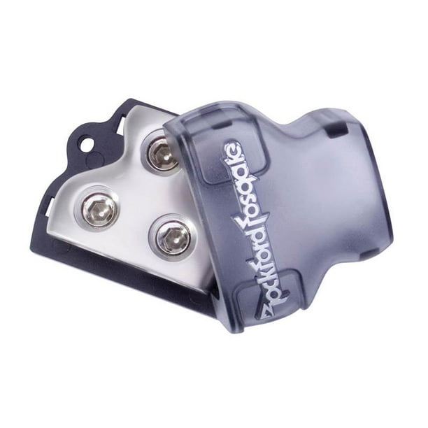 Rockford Fosgate RFD1 1/0 AWG Distribution Block with 1 Input and 2 ...