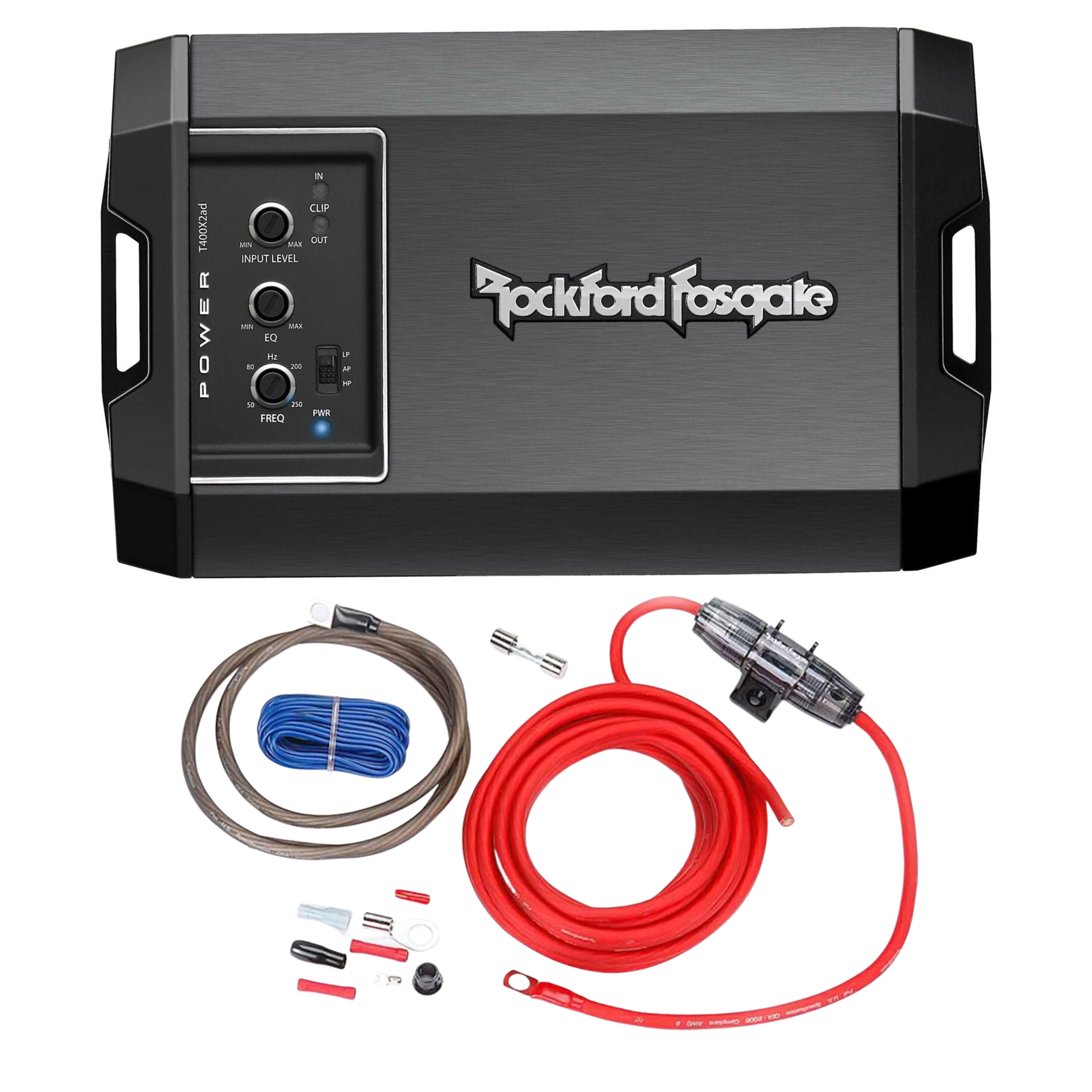 Rockford Fosgate T400X2AD 2Channel 400W Class AD Compact Amplifier ...