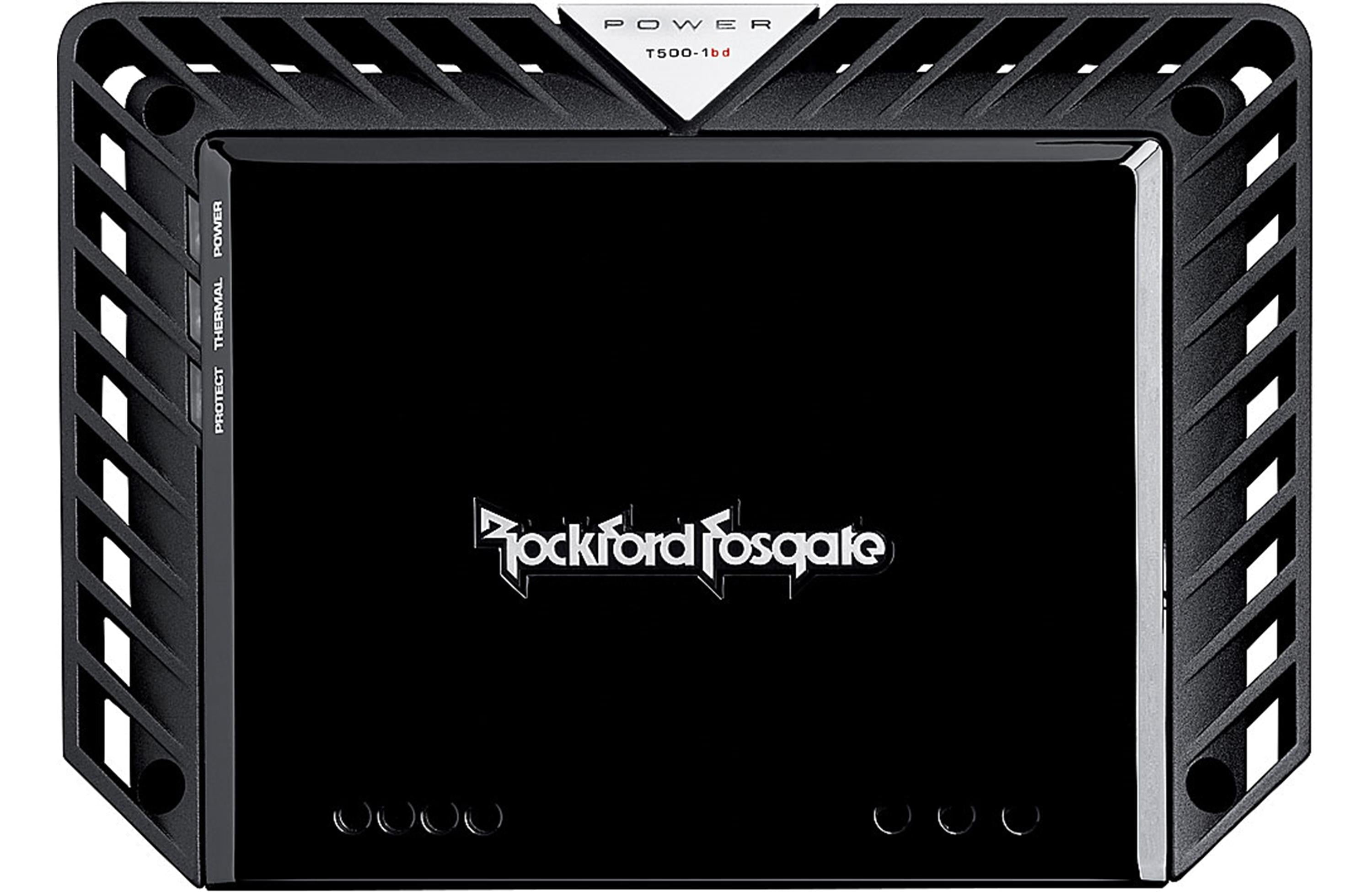 Rockford Fosgate T500-1bdCP Power Series mono sub amplifier 500 watts RMS x 1 at 2 ohms ...