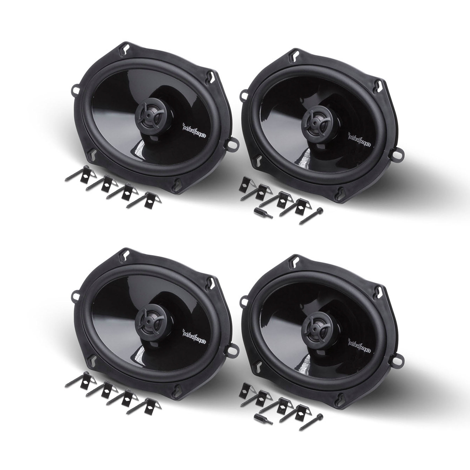 Rockford Fosgate - Two Pairs of P1572 5x7" Punch Series 2-Way Coaxial ...