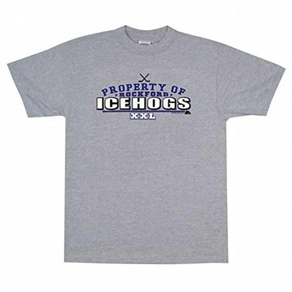 Rockford IceHogs - Property Of XXL Adult T-Shirt - Small - Walmart.com