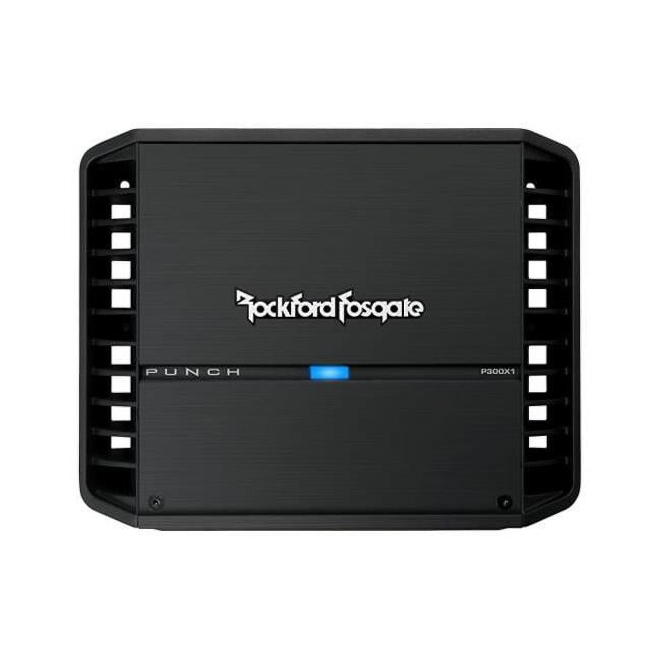 Rockford P300X1 Punch 1 Channel 300 watt Full-Range Mono Amplifier ...