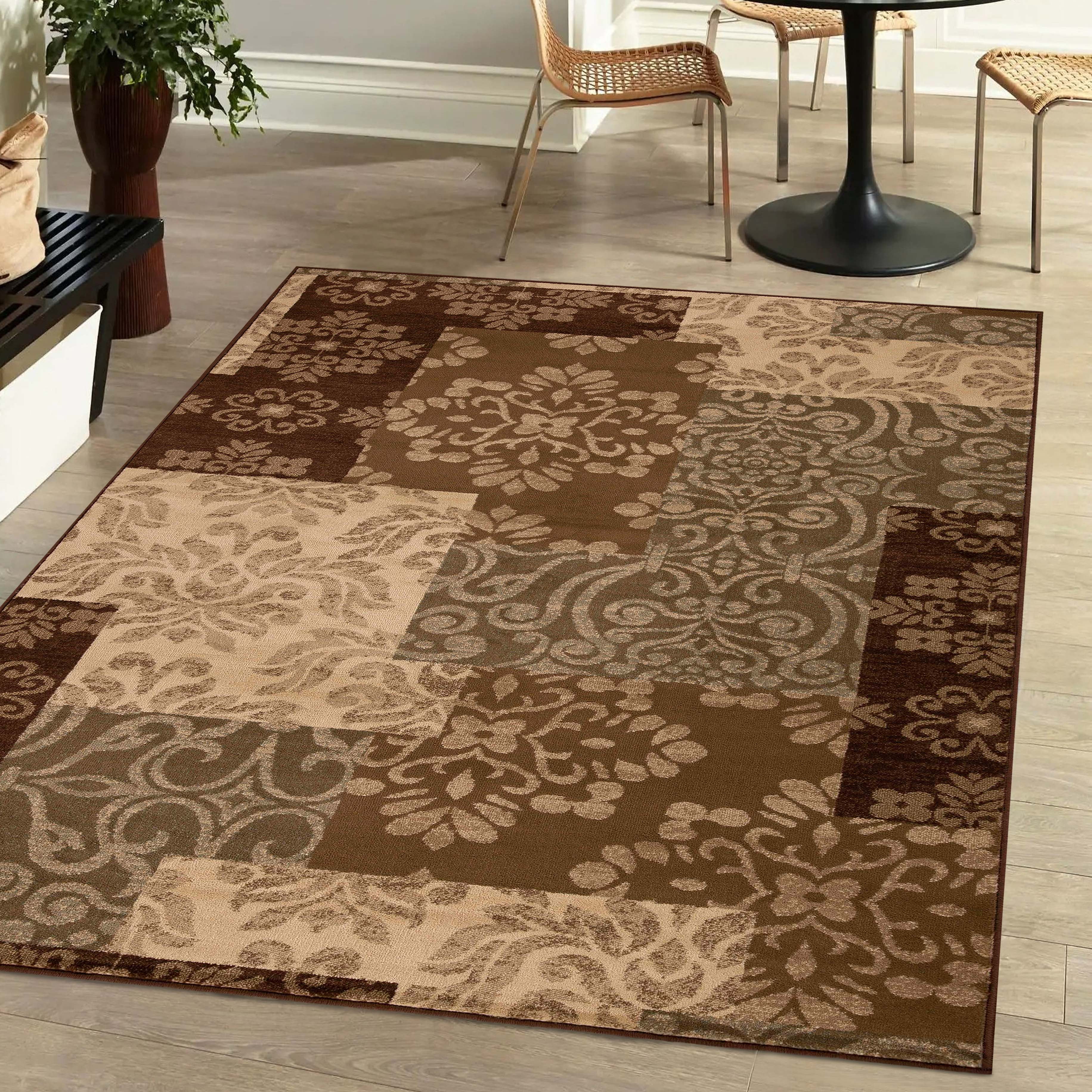 Rockhill Floral Medallion Power-Loomed Indoor Area Rug, 8' x 10', Beigh ...
