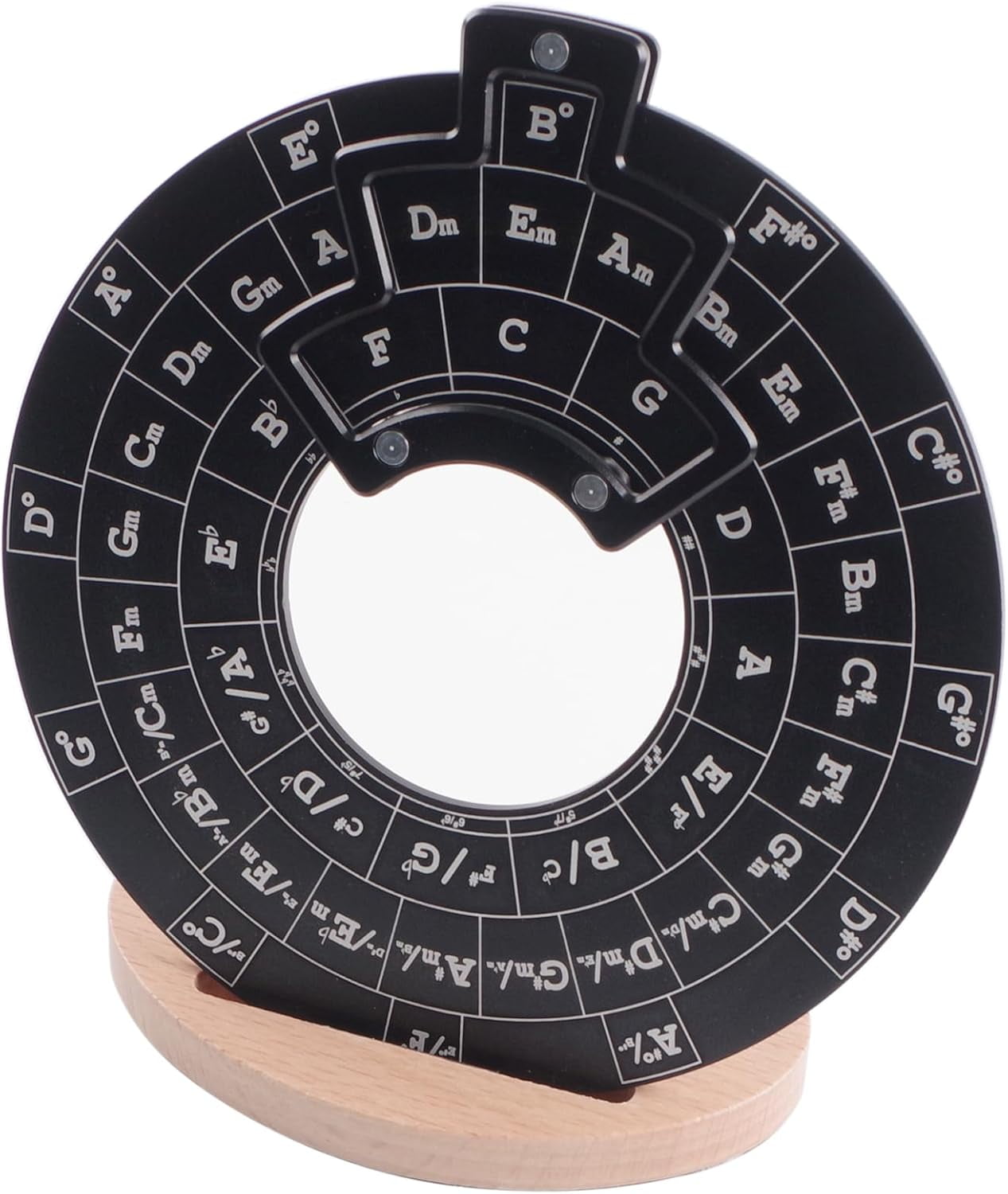 Rockhouse Circle of Fifths Wheel Metal Melody Tool Chord Wheel with ...