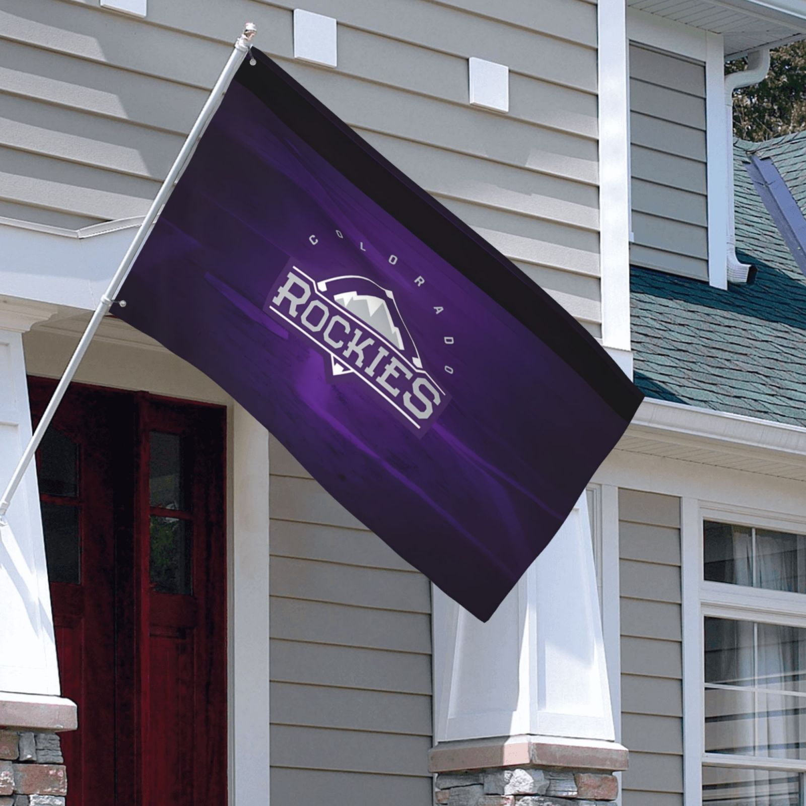 Rockies Baseball Team Custom 3x5FT Polyester Flag, Easy to Install ...