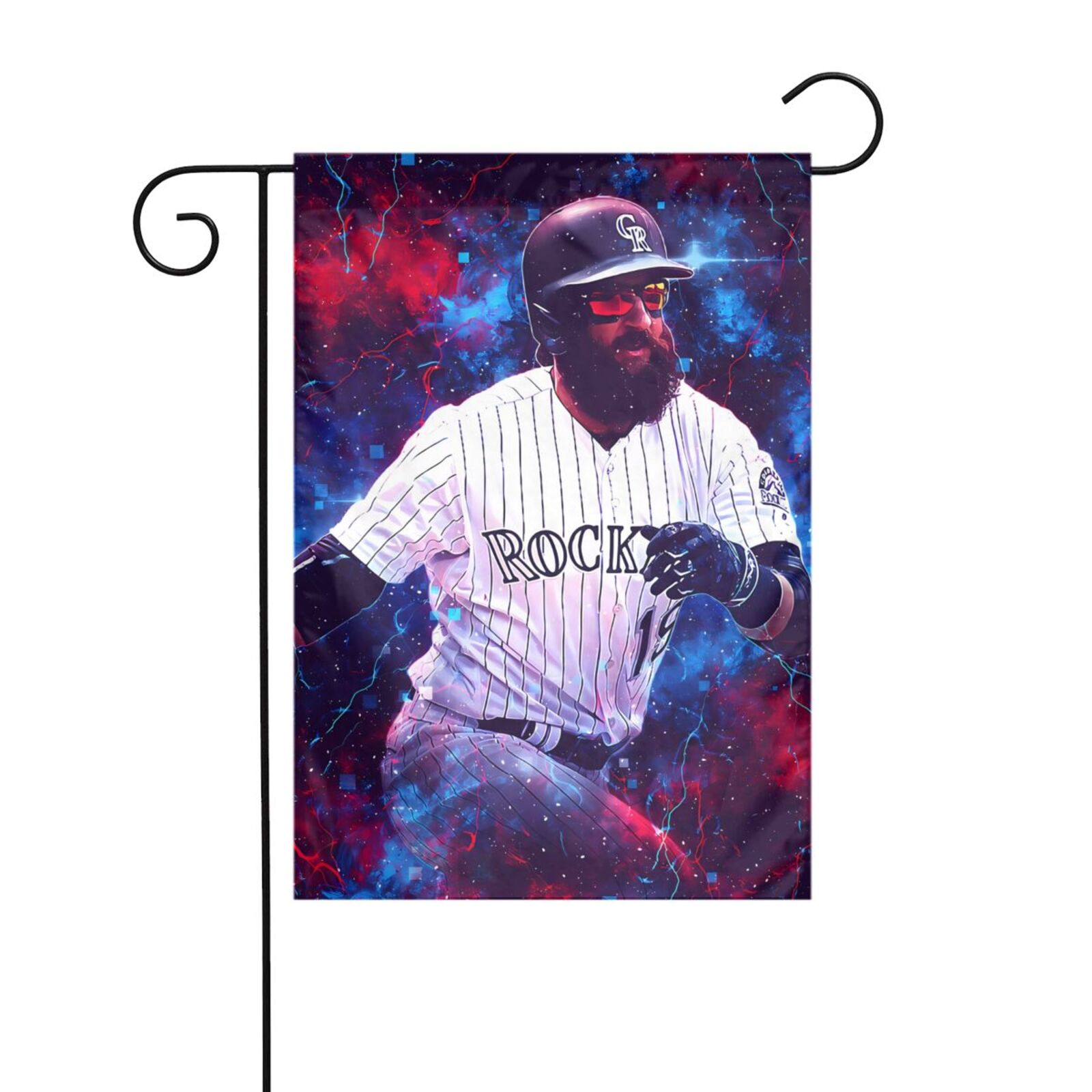 Rockies Baseball Team Custom Garden Flag Vertical 12x18 Inch Welcome ...