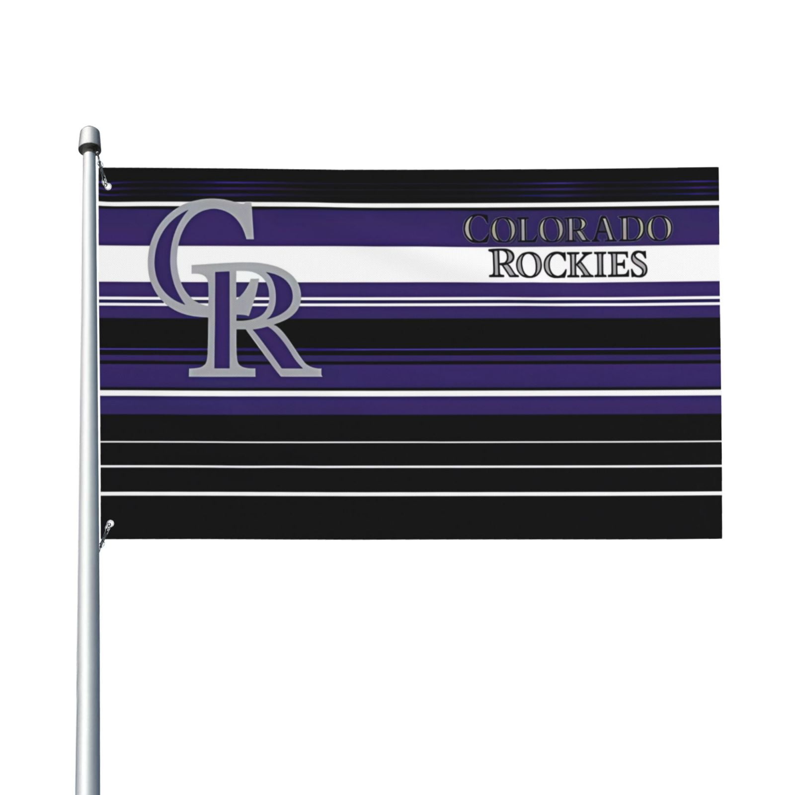 Rockies Baseball Team Custom Outdoor 3x5FT Decorative Flags, Easy to ...