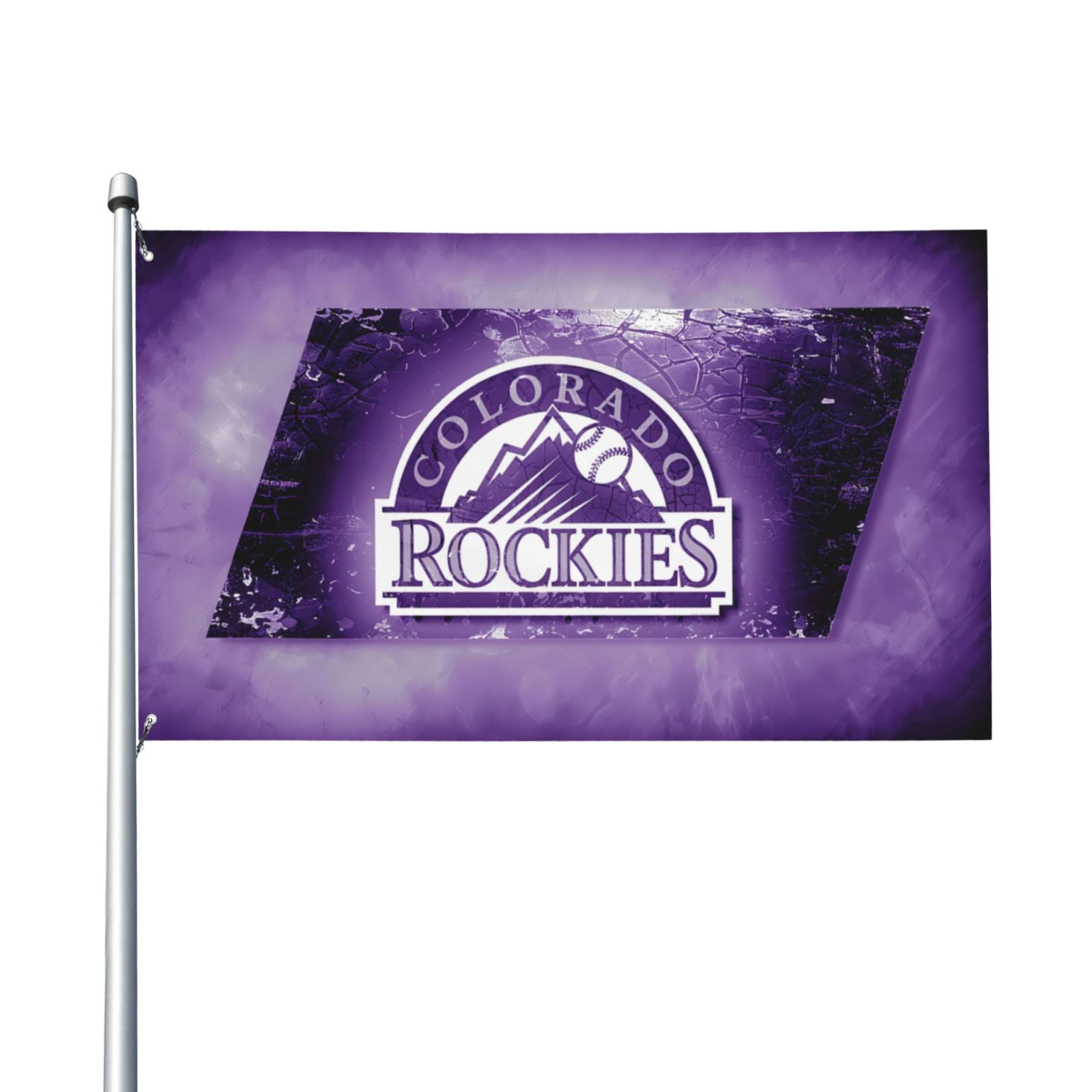 Rockies Baseball Team Custom Outdoor 3x5FT Decorative Flags, Easy to ...