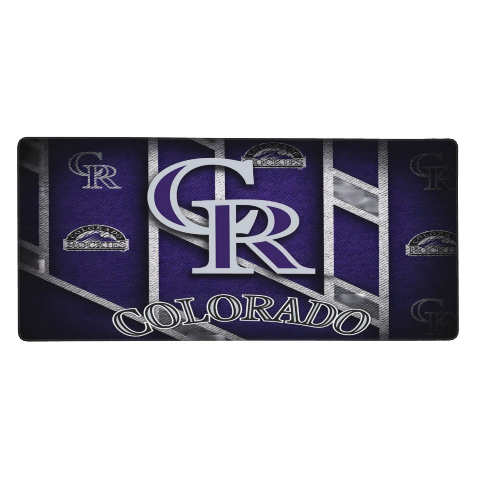 Rockies Baseball Team Custom Thick Keyboard Mat 16x35.5 Inch, Extra ...