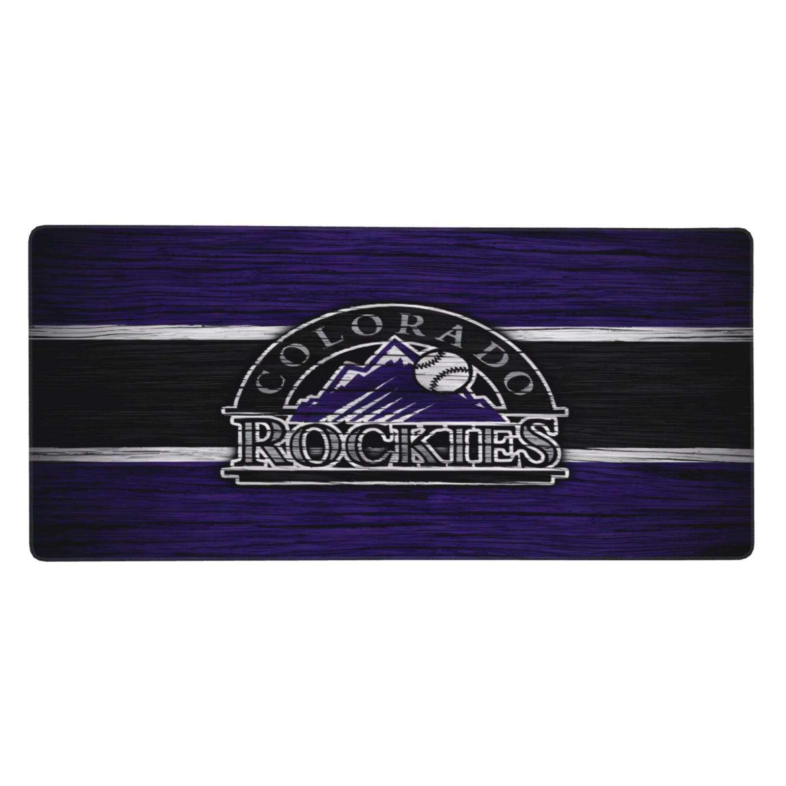 Rockies Baseball Team Custom Thick Keyboard Mat 16x35.5 Inch, Extra ...