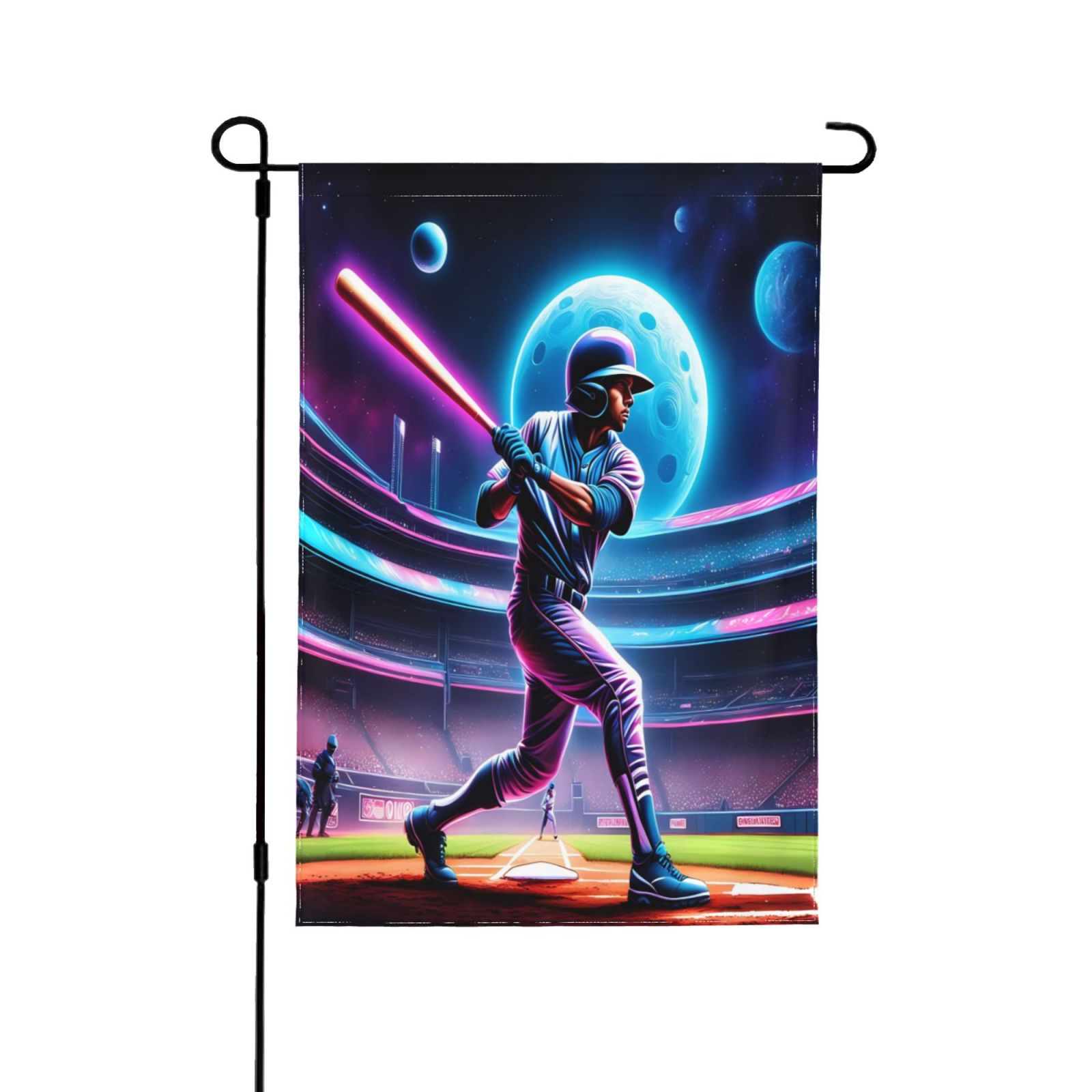 Rockies Baseball Team Front Garden Flag, Fans Spectator Flag Hanging ...