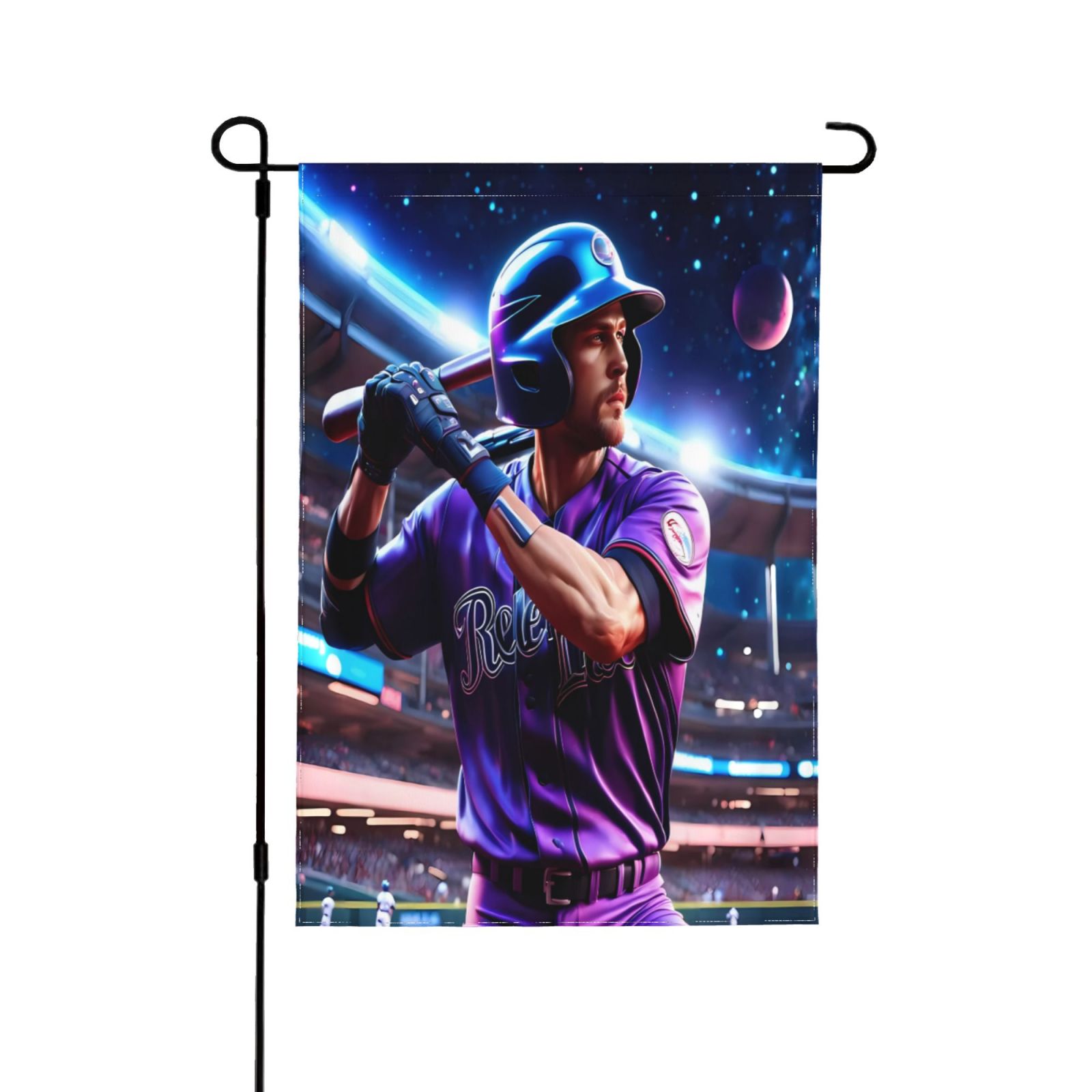 Rockies Baseball Team Front Garden Flag, Fans Spectator Flag Hanging ...