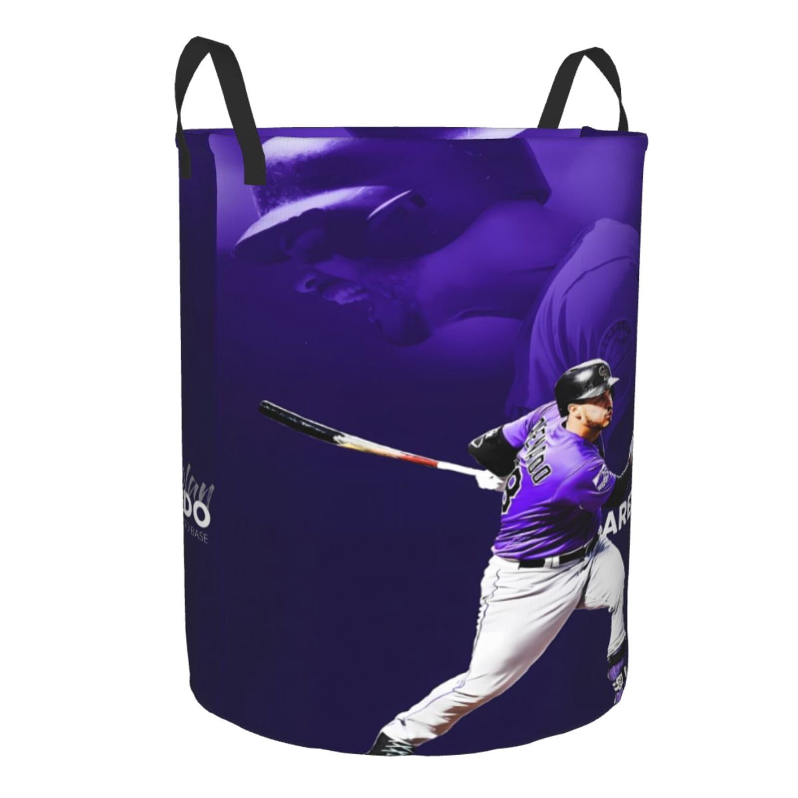 Rockies Baseball Team Round Single Layer Laundry Basket, Cute Boys ...