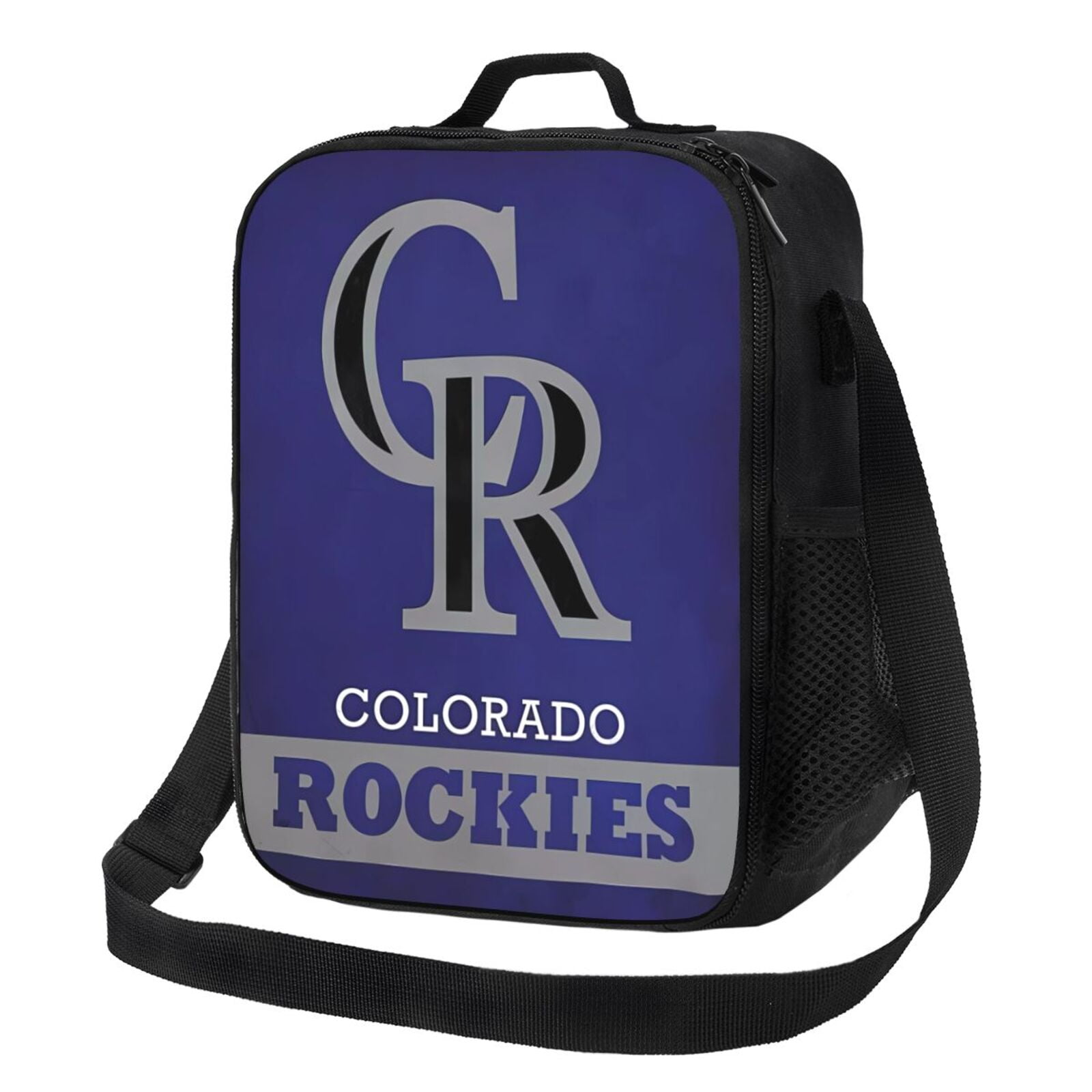 Rockies Customized One Shoulder Lunch Tote Bag Leakproof Lunch Bag ...