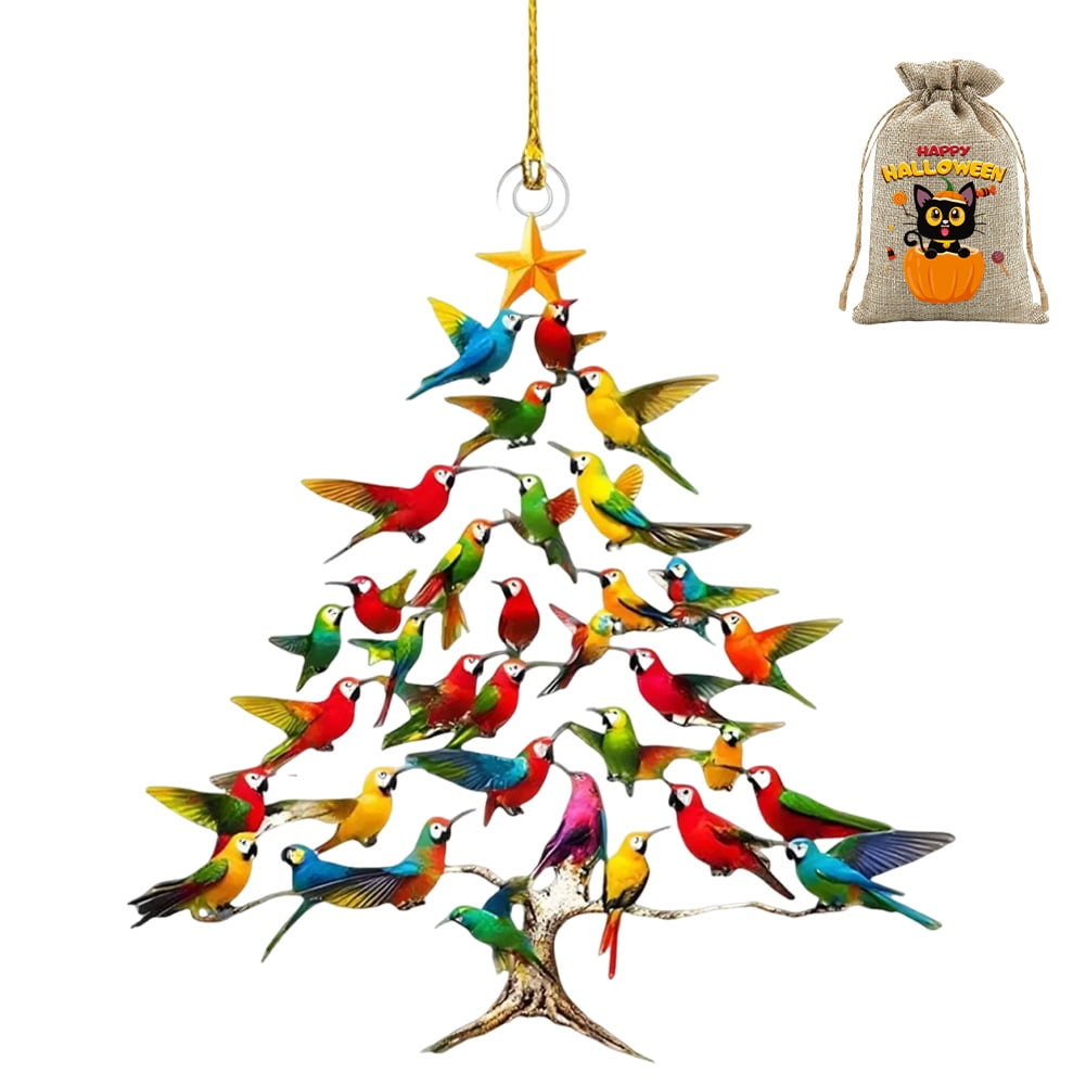 Rockin' Around the Guitar Christmas Tree Ornament, 2D Acrylic Guitar ...