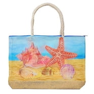 Multicolor Summer Beach Bag - 19 Inch x 15 Inch - Women Swim Pool Bag ...