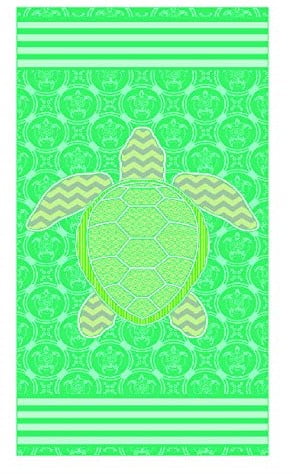 Rockin Towel Sea Turtle Print Beautiful Beach Towel for Men & Women ...