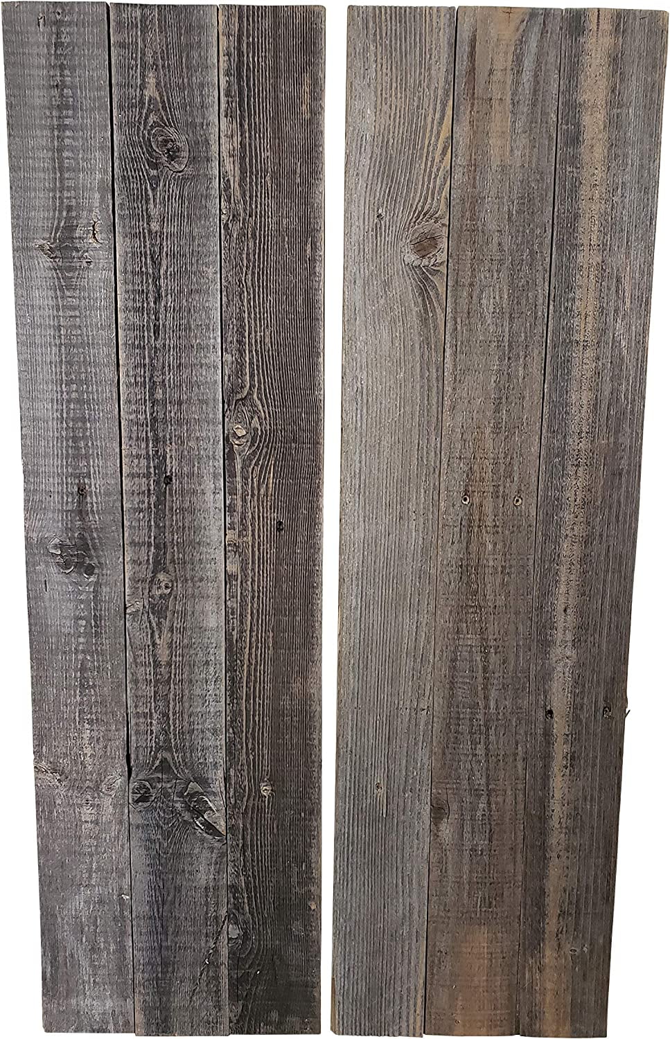 Rockin' Wood 4 Foot DIY Blank Rustic Weathered Reclaimed Natural Wood ...