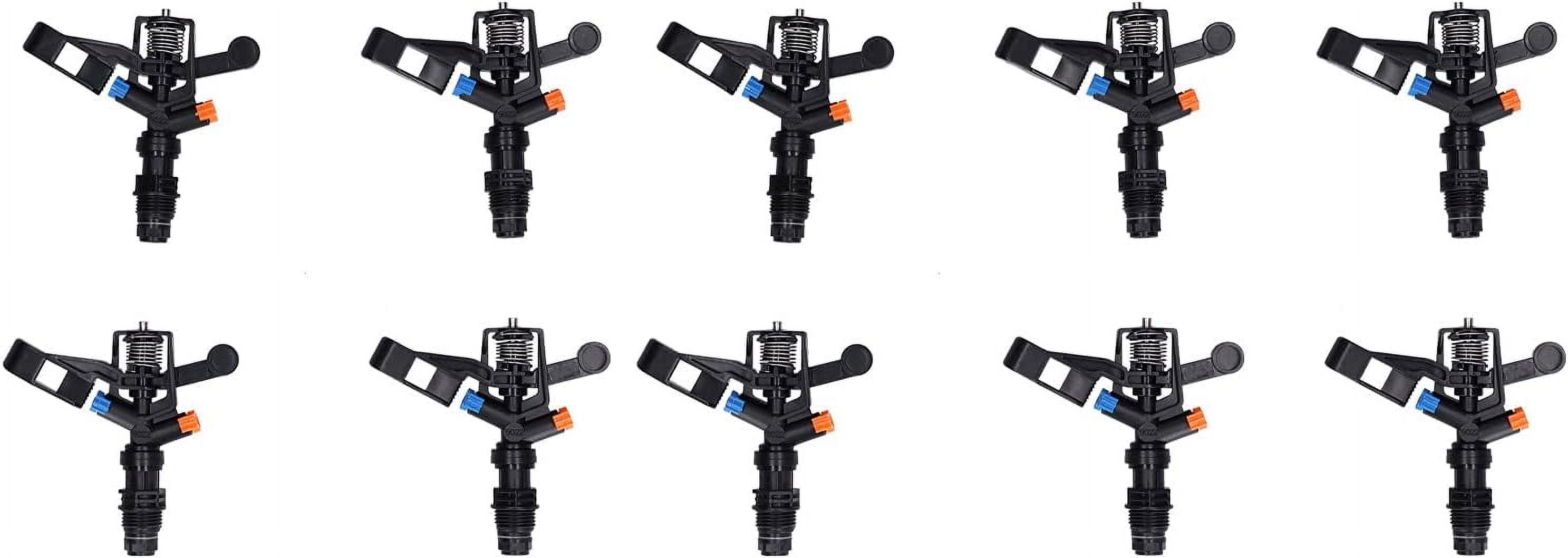 Rocking Arm Sprinklers,10PCS Plastics G 1/2 Male Thread 360? Rotating ...