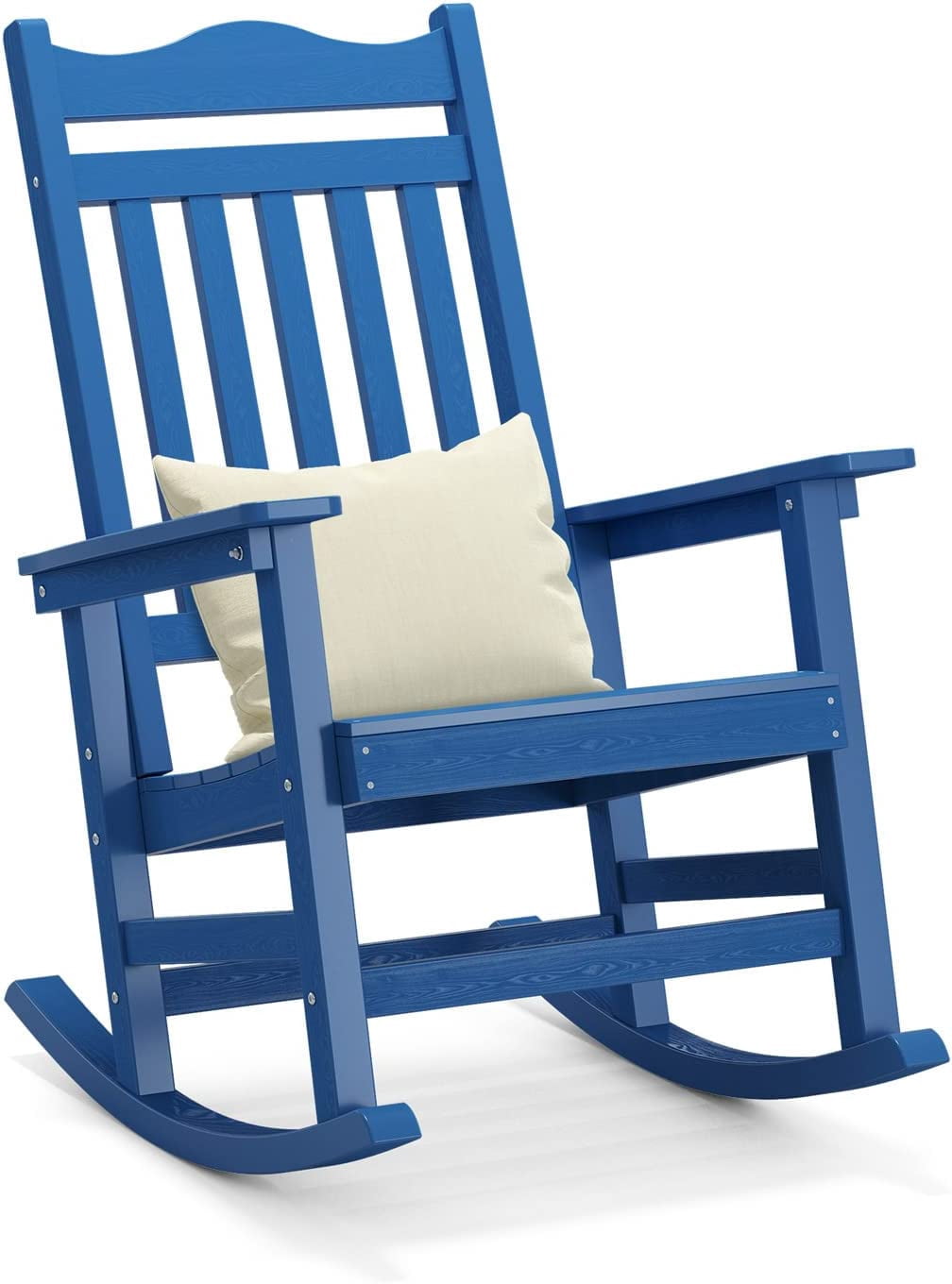Rocking Chair, All-Weather Outdoor Indoor Polyethylene Rocker Chair ...