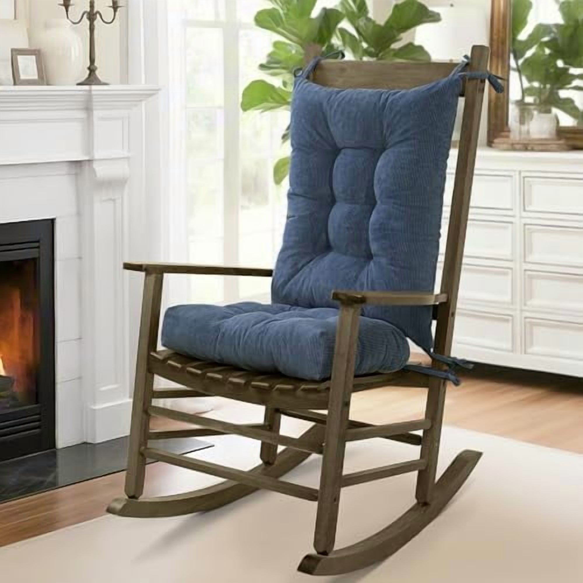 Rocking Chair Cushion Set - Non-Slip Tufted Rocking Chair Cushions with ...