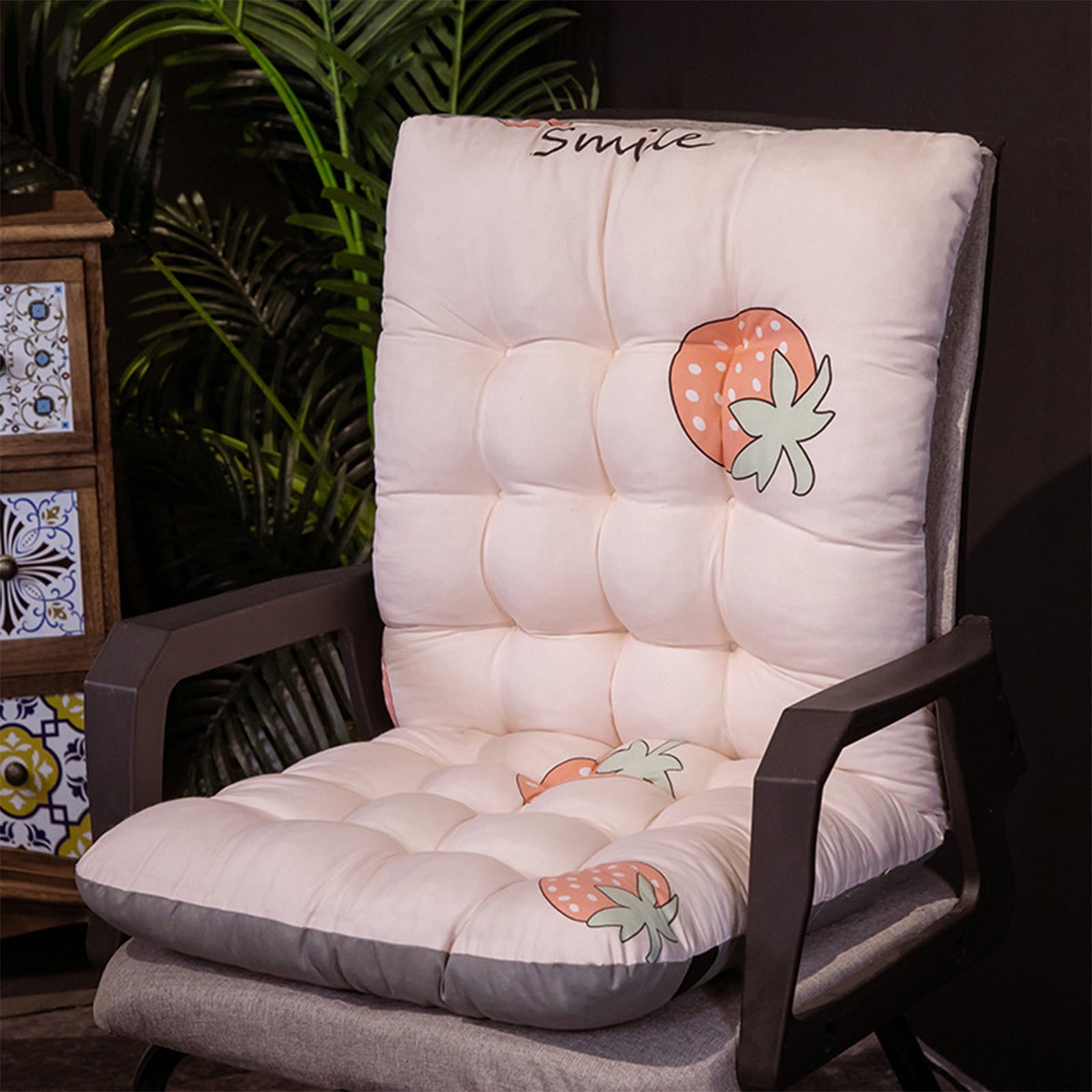 Rocking Chair Cushions Set of 2, Porch Rocker Cushions for Wooden ...