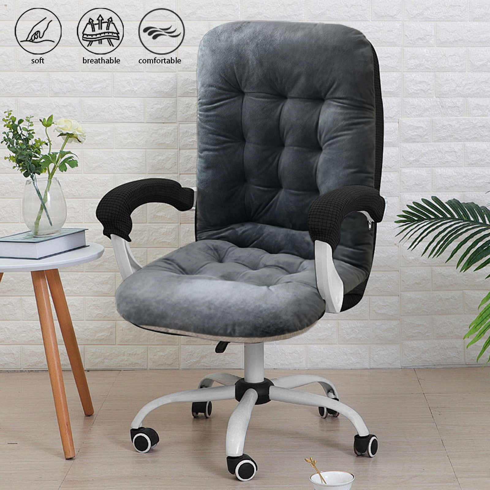 Rocking Chair Cushions for Patio Non- Tufted Seat Pads with Ties for ...