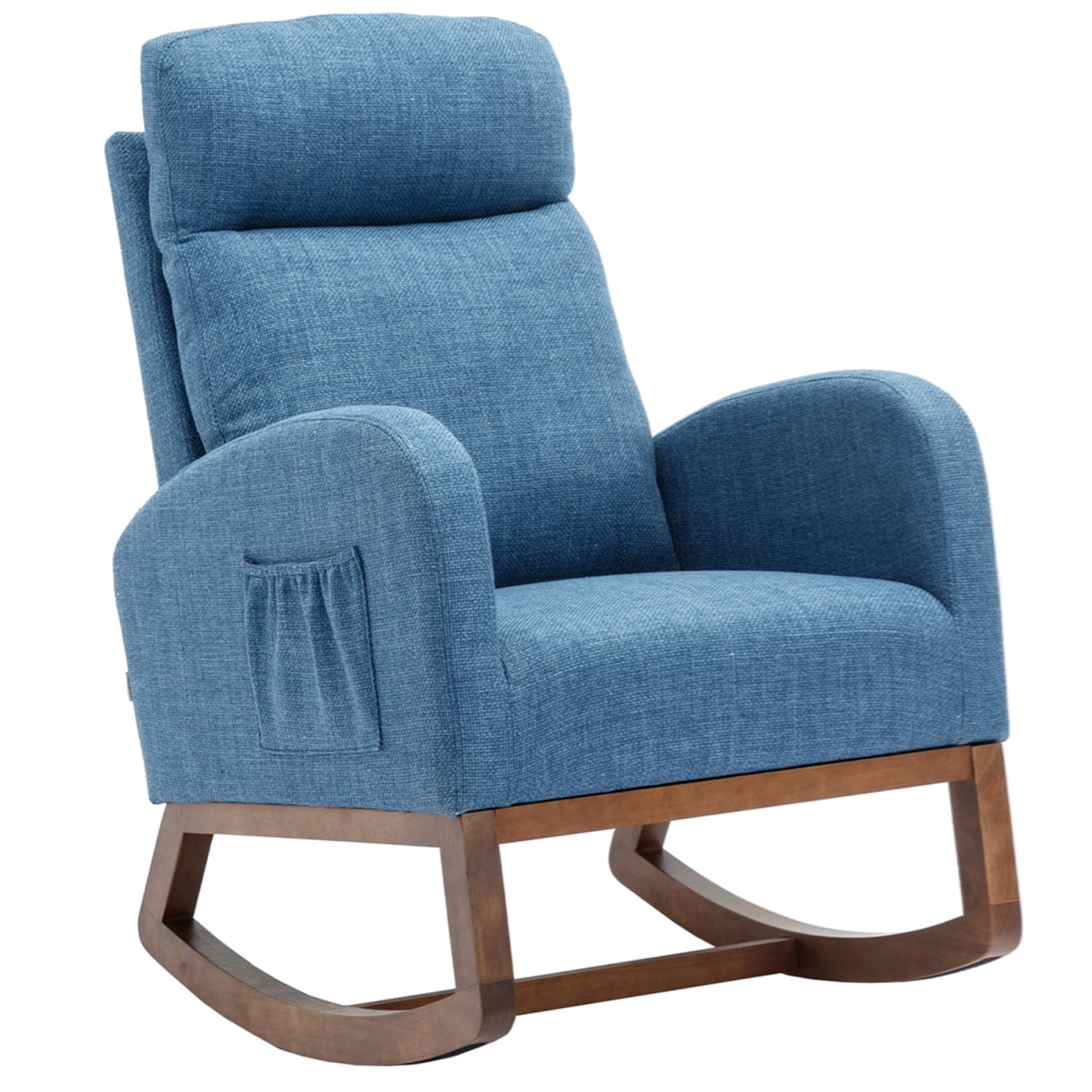Rocking Chair, Living Room Chairs with , Mid-Century Modern Accent ...