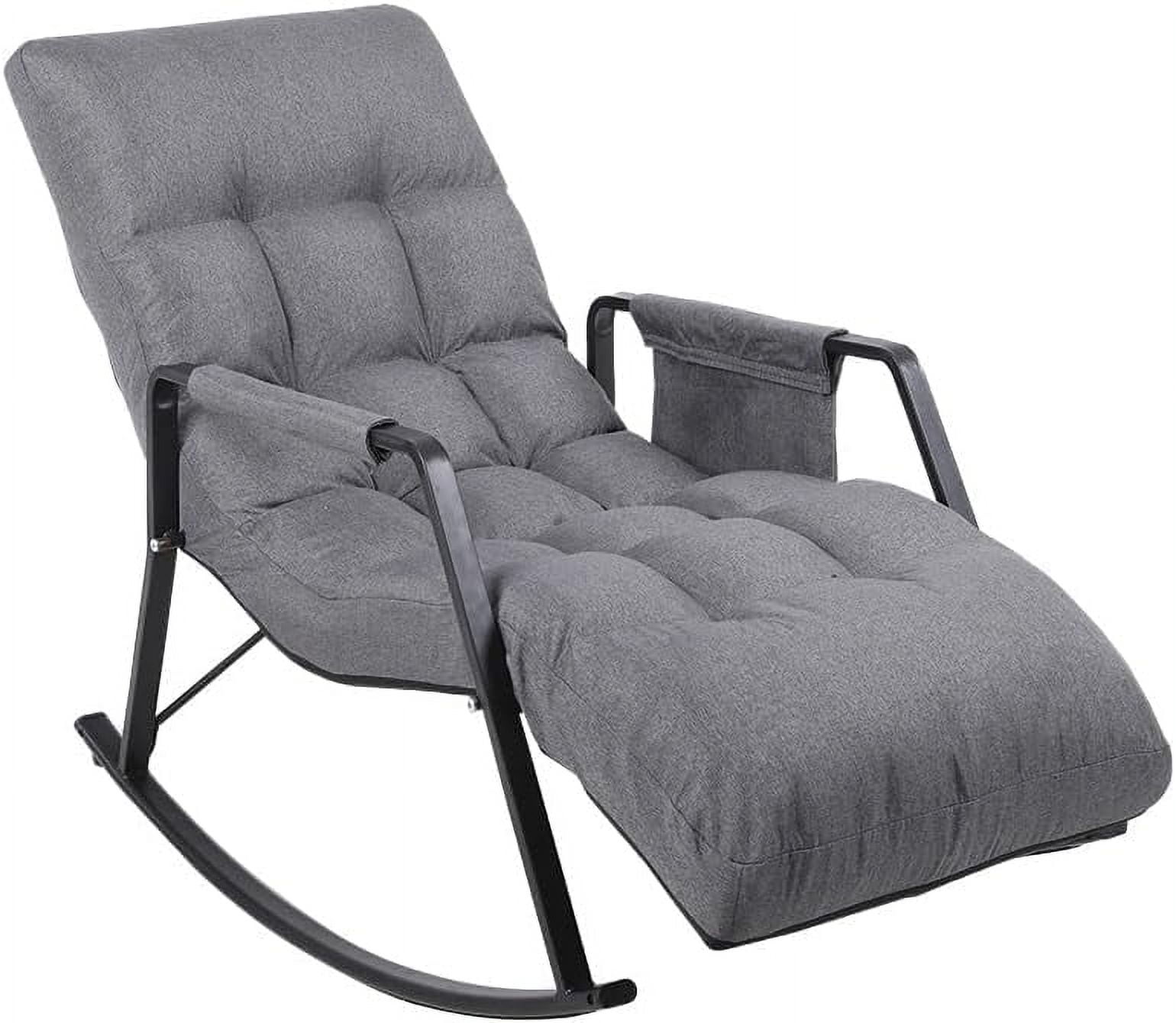 Rocking Chair Lounge Chair Indoor, Adjustable Gravity Chair, Zero ...