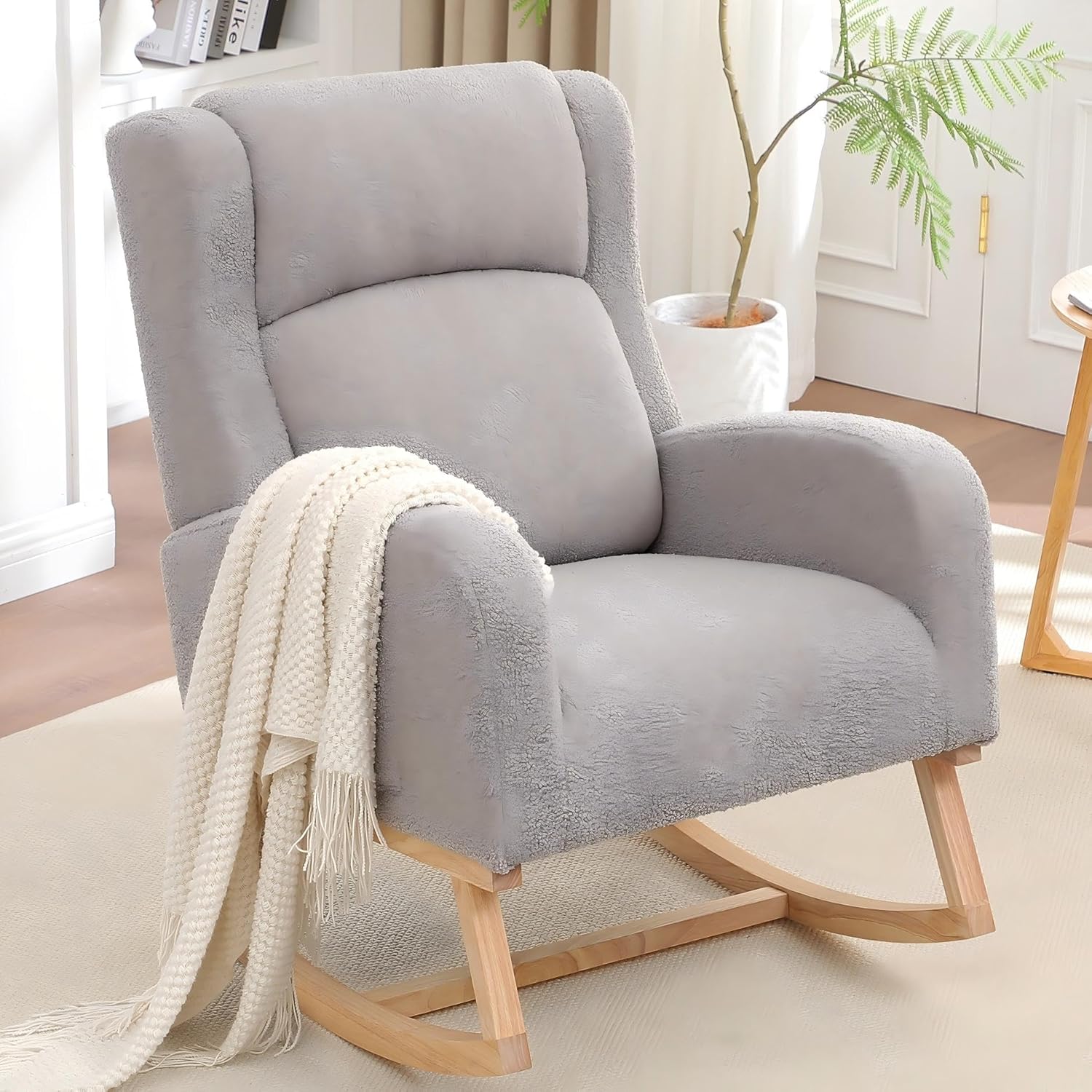 Rocking Chair Nursery, Nursing Rocking Chairs for Mom Nursery, Comfy ...