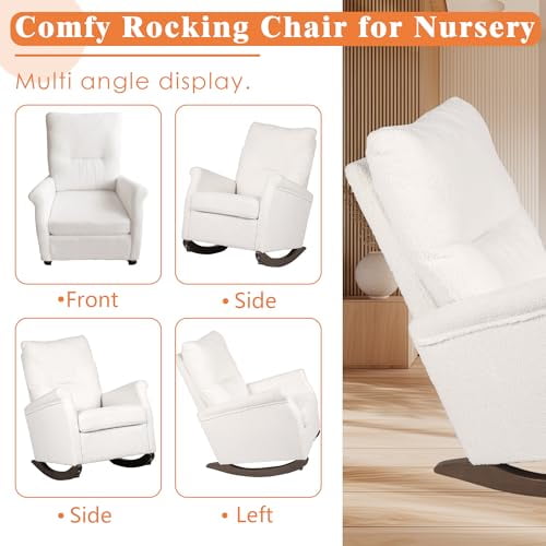 Rocking Chair Nursery, Nursing Rocking Chairs for Mom Nursery, Teddy ...