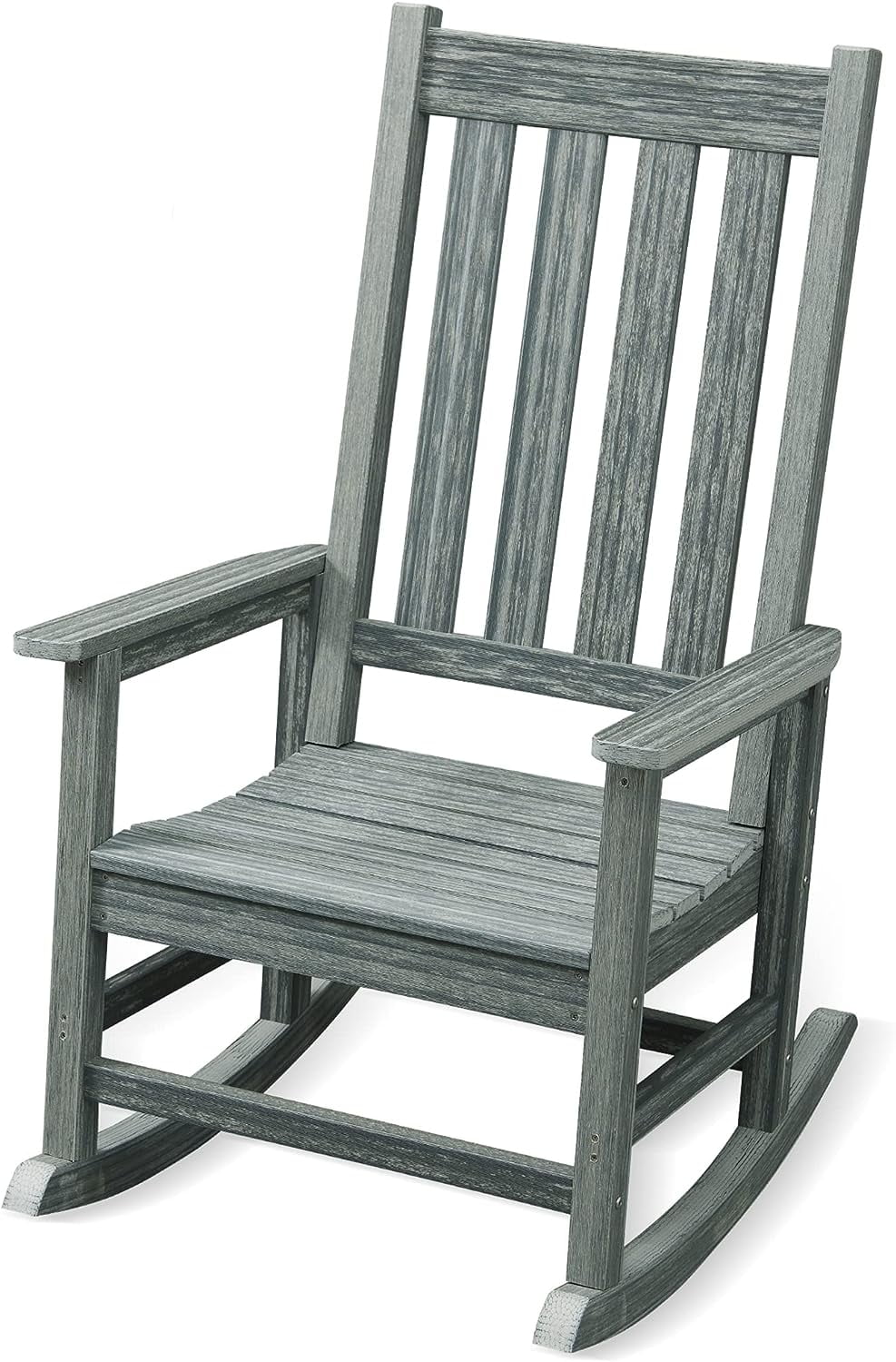 Rocking Chair Outdoor, HDPE Oversized Patio Rocking Chairs, Weather ...