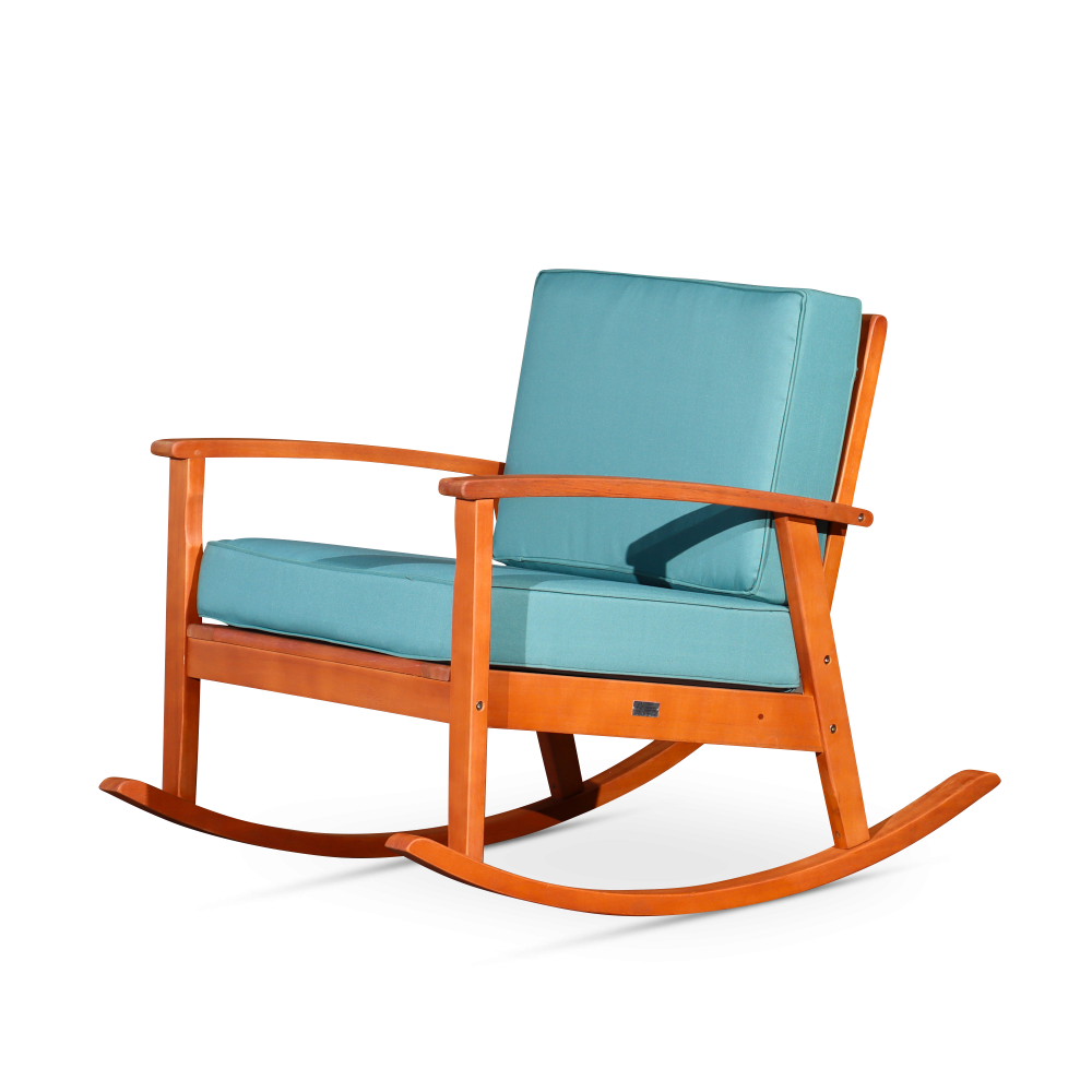 Rocking Chair, Outdoor Indoor Rocking Chair, Upholstered Armchair with ...