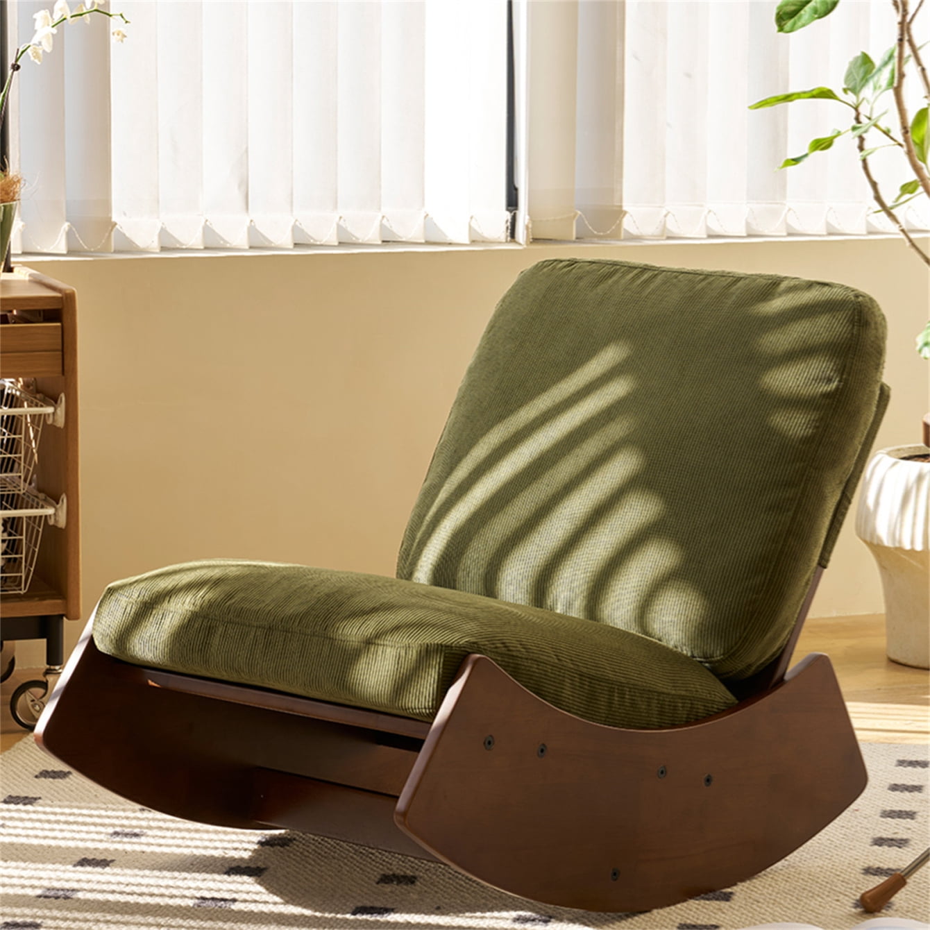 Rocking Chair, Reading Chair, Nursery Rocking Chairs with Solid Wood ...