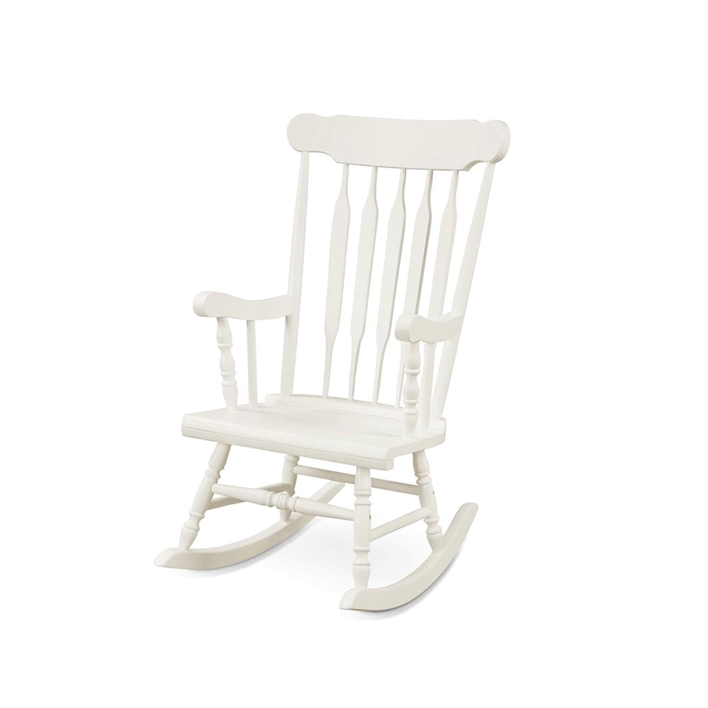 Rocking Chair Solid Wooden Frame Outdoor and Indoor Rocker, Camping ...