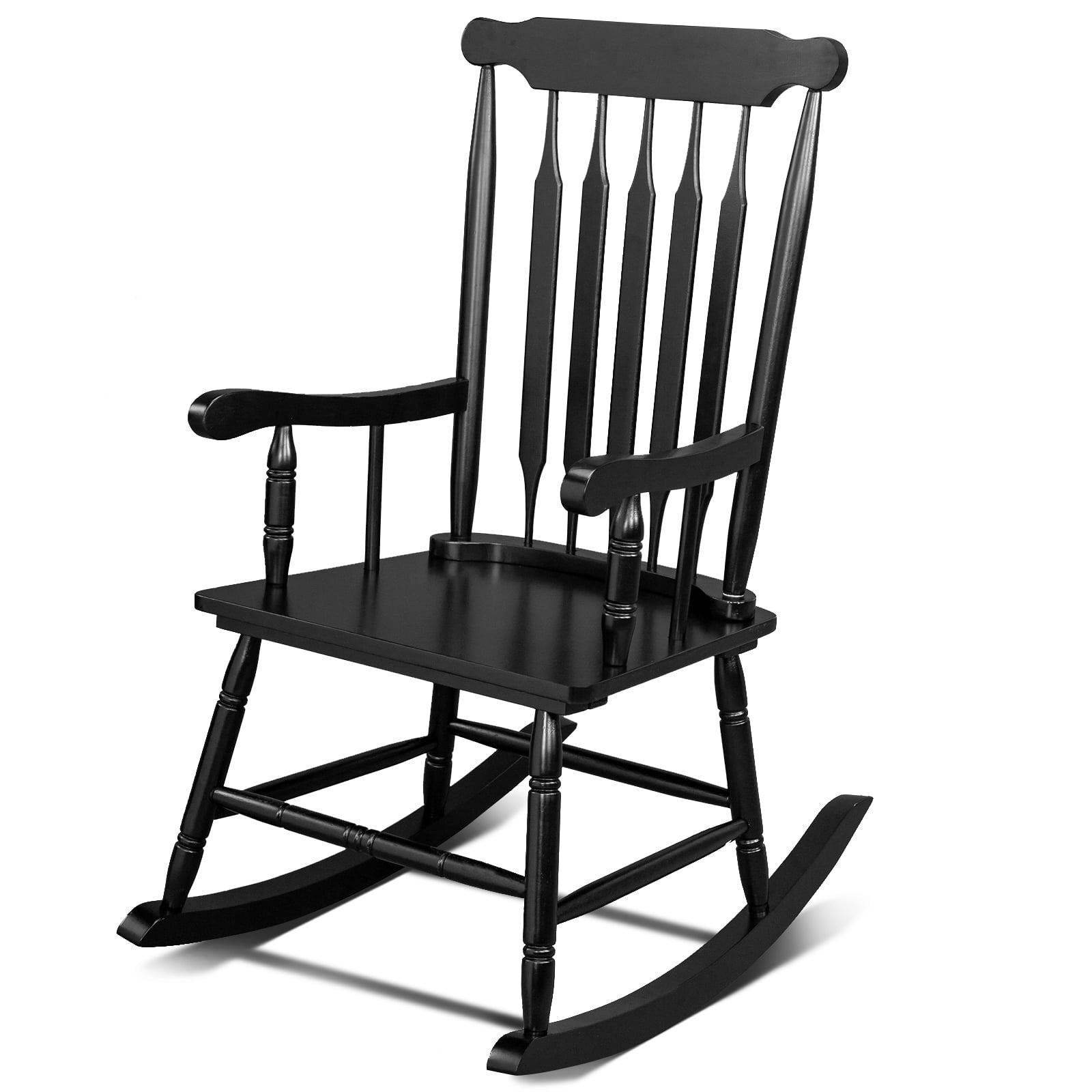 Rocking Chairs for Outside, Porch Rocker, Wooden Oversized Rockers ...