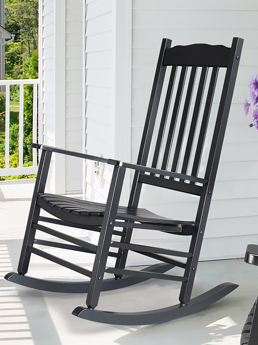 Rocking Chairs for Outside, Porch Rocker, Wooden Oversized Rockers ...