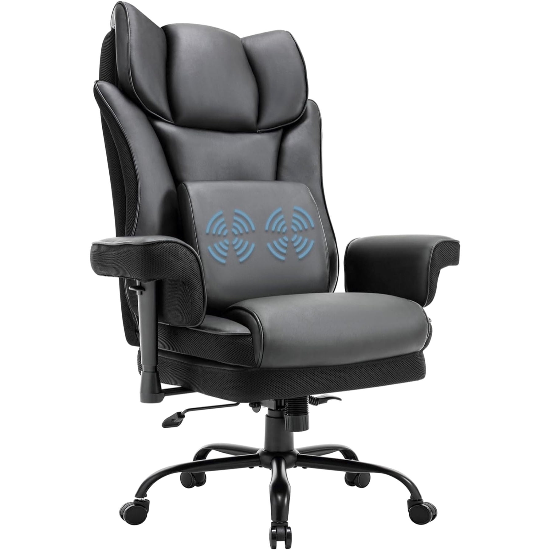Rocking Feature / Body Angle Adjustment / Relaxing Office Chair ...