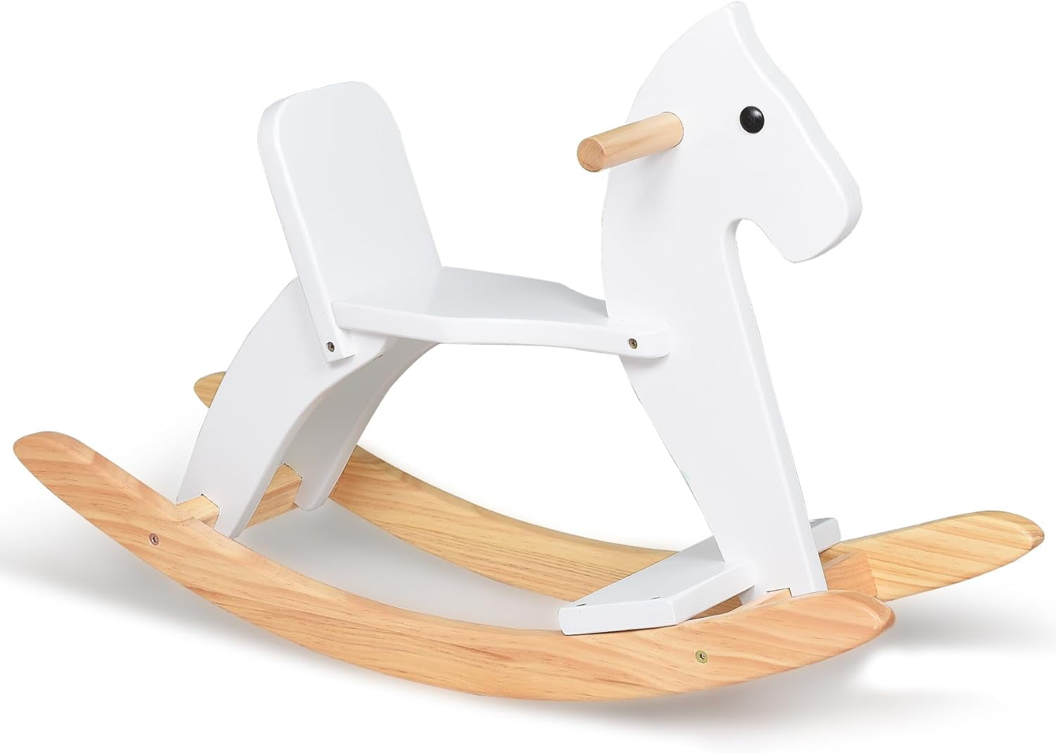 Rocking Horse Wooden Ride On Toy for Kids Classic Design Rocking Horse ...