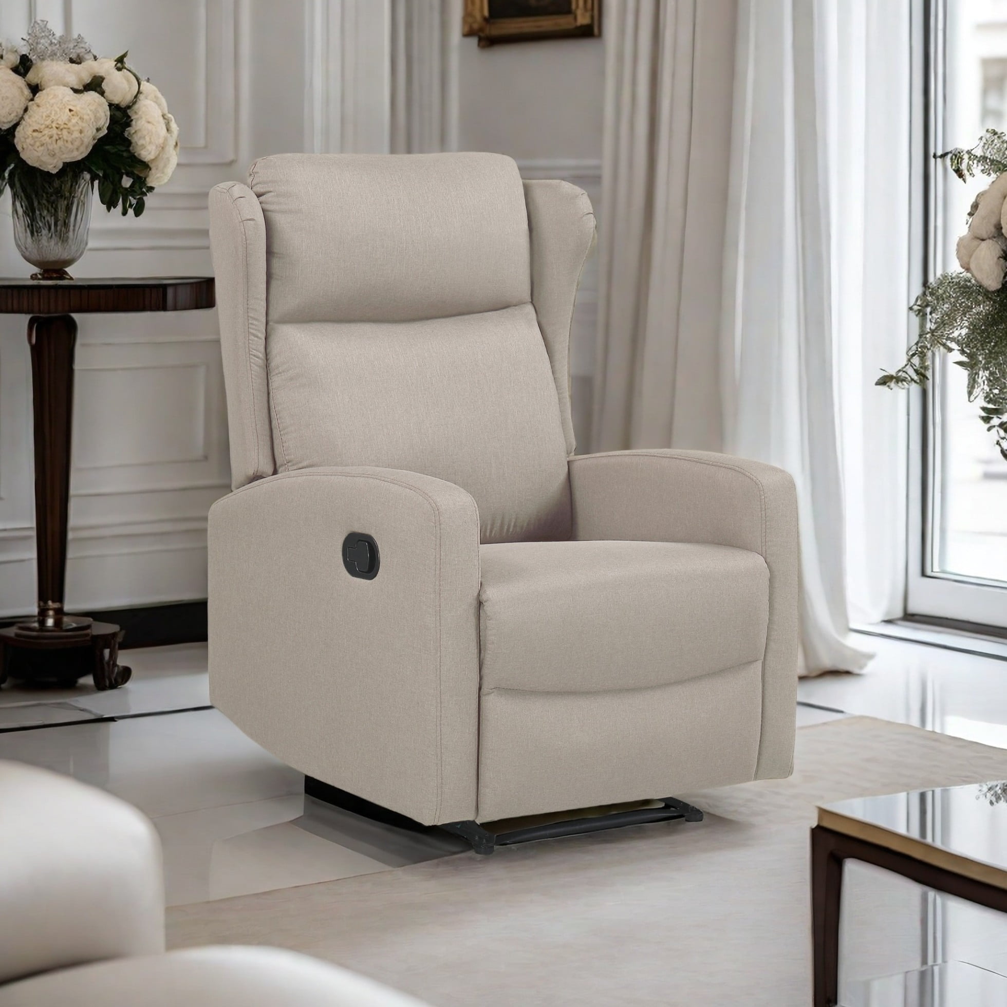 Rocking Recliner Chair, Classic and Traditional Recliner Sofa with ...