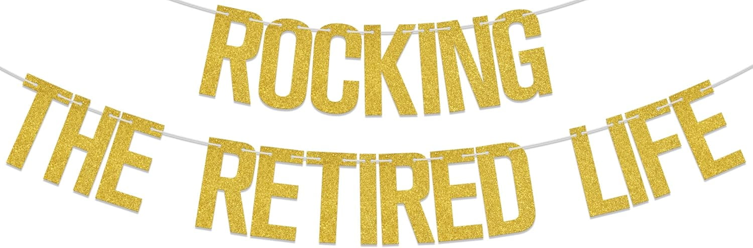 Rocking The Retired Life Banner,The Legend Has Retired,We Will Miss You ...