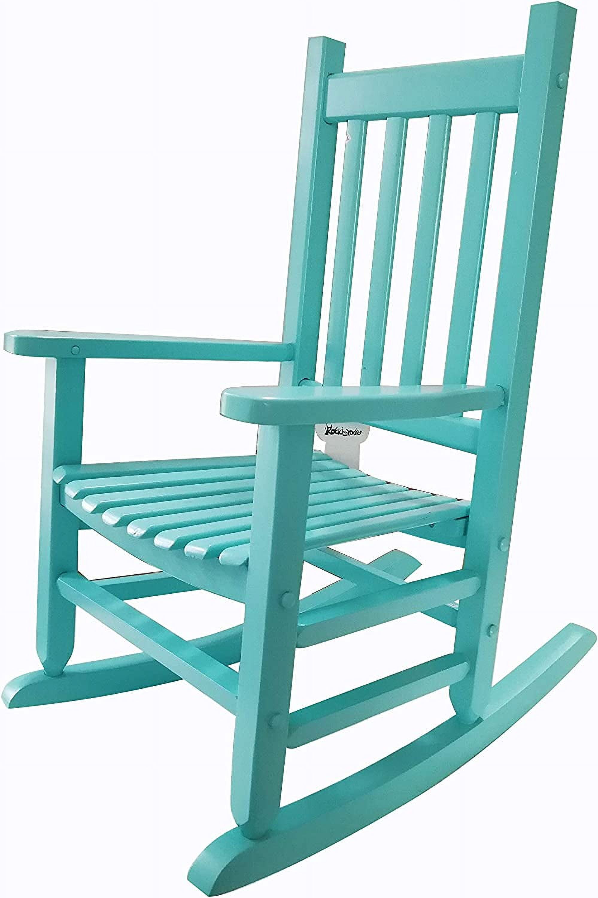 Rocking Rocker - K086BU Durable Bule Child’s Wood Porch Rocker/Rocking ...