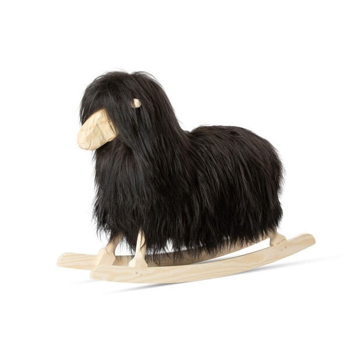 Rocking Sheep Black Long Wool - Walmart.com