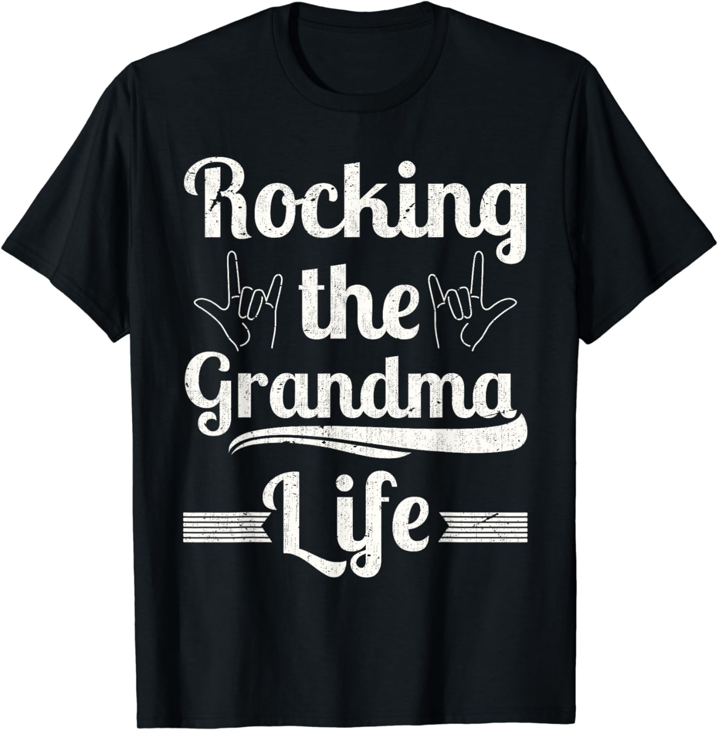 Rocking The Grandma Life Funny Nana Granny Grandma T-Shirt - Walmart.com