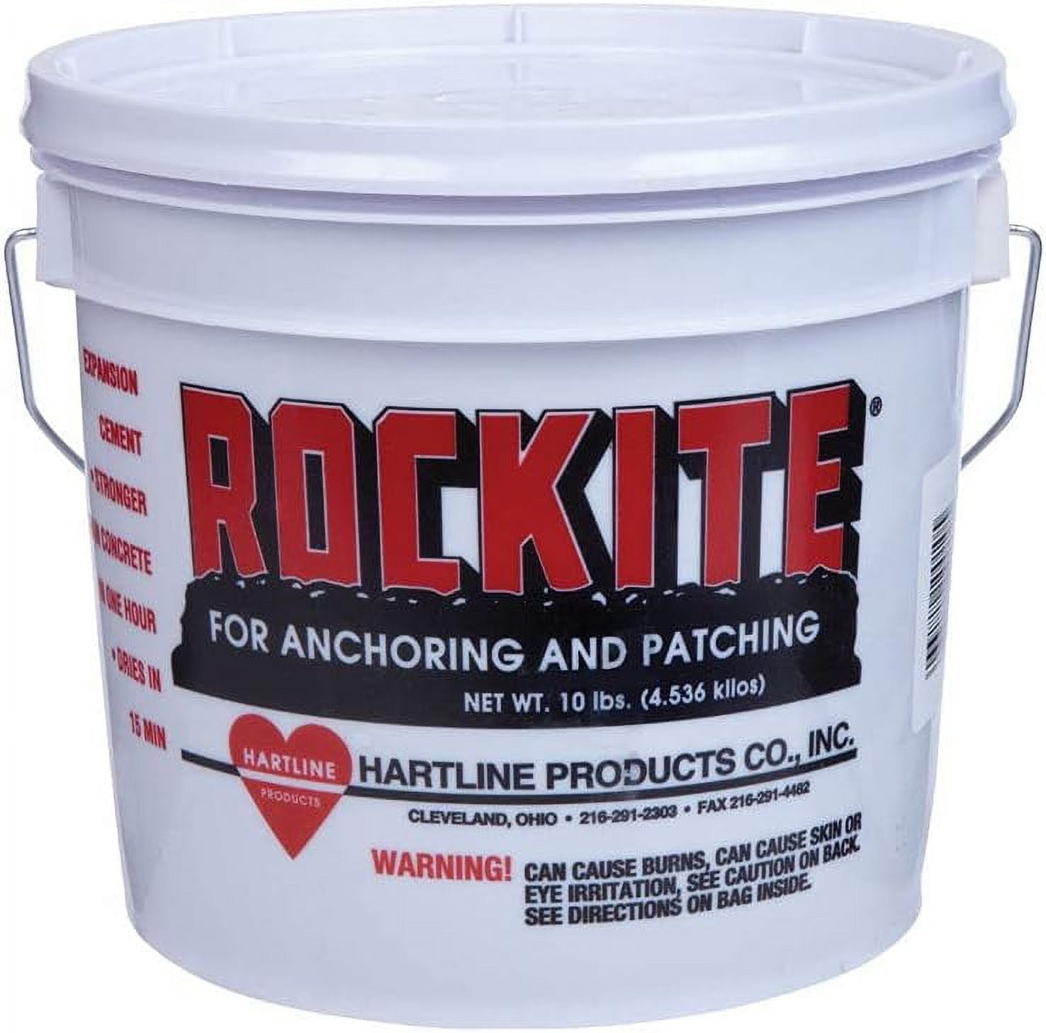 Rockite 10010 10 Lb Rockite Fast-Setting Cement - Walmart.com